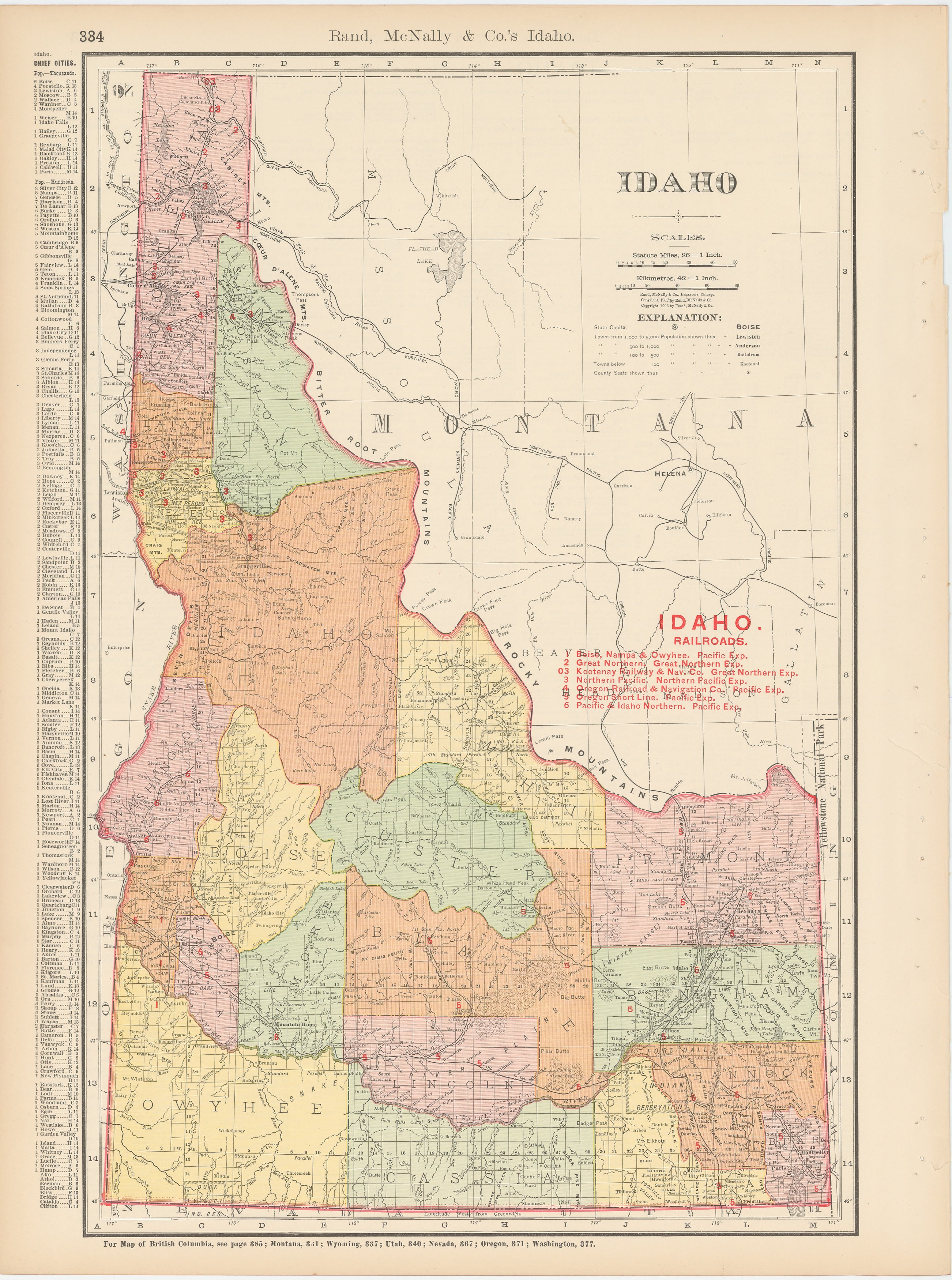 Idaho State Maps – WardMaps LLC