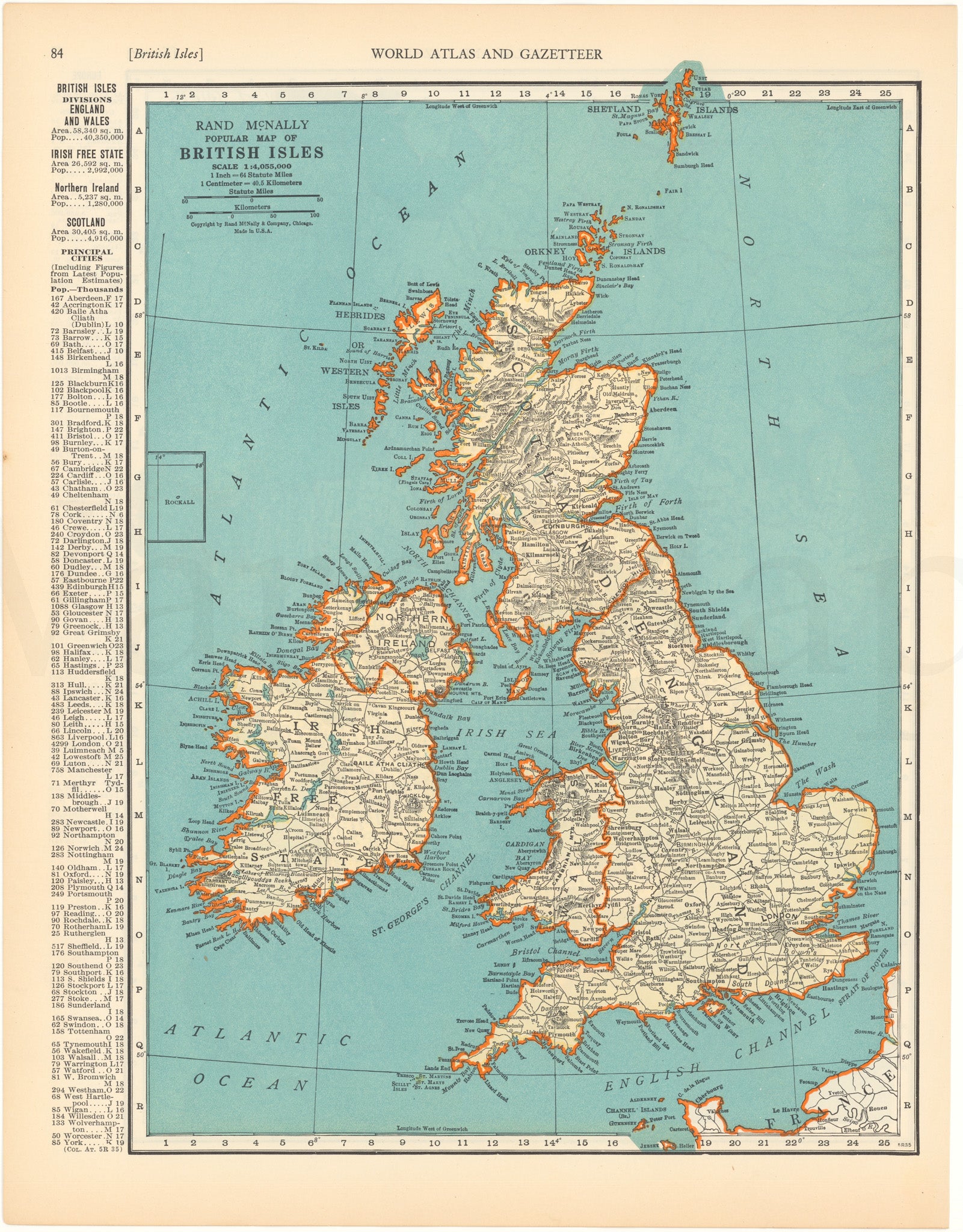 Maps of The British Isles – WardMaps LLC