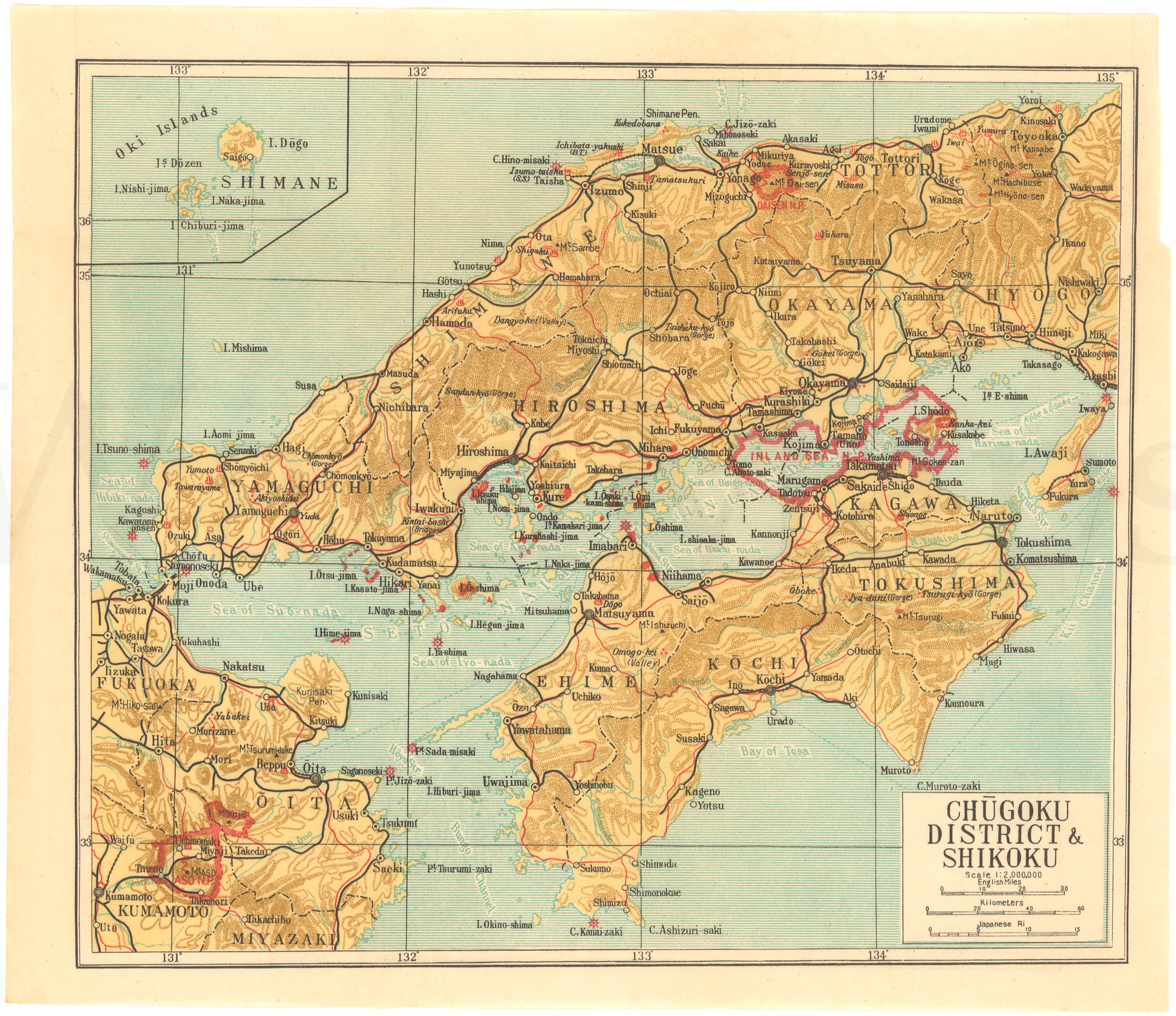 Japan 1952 – WardMaps LLC