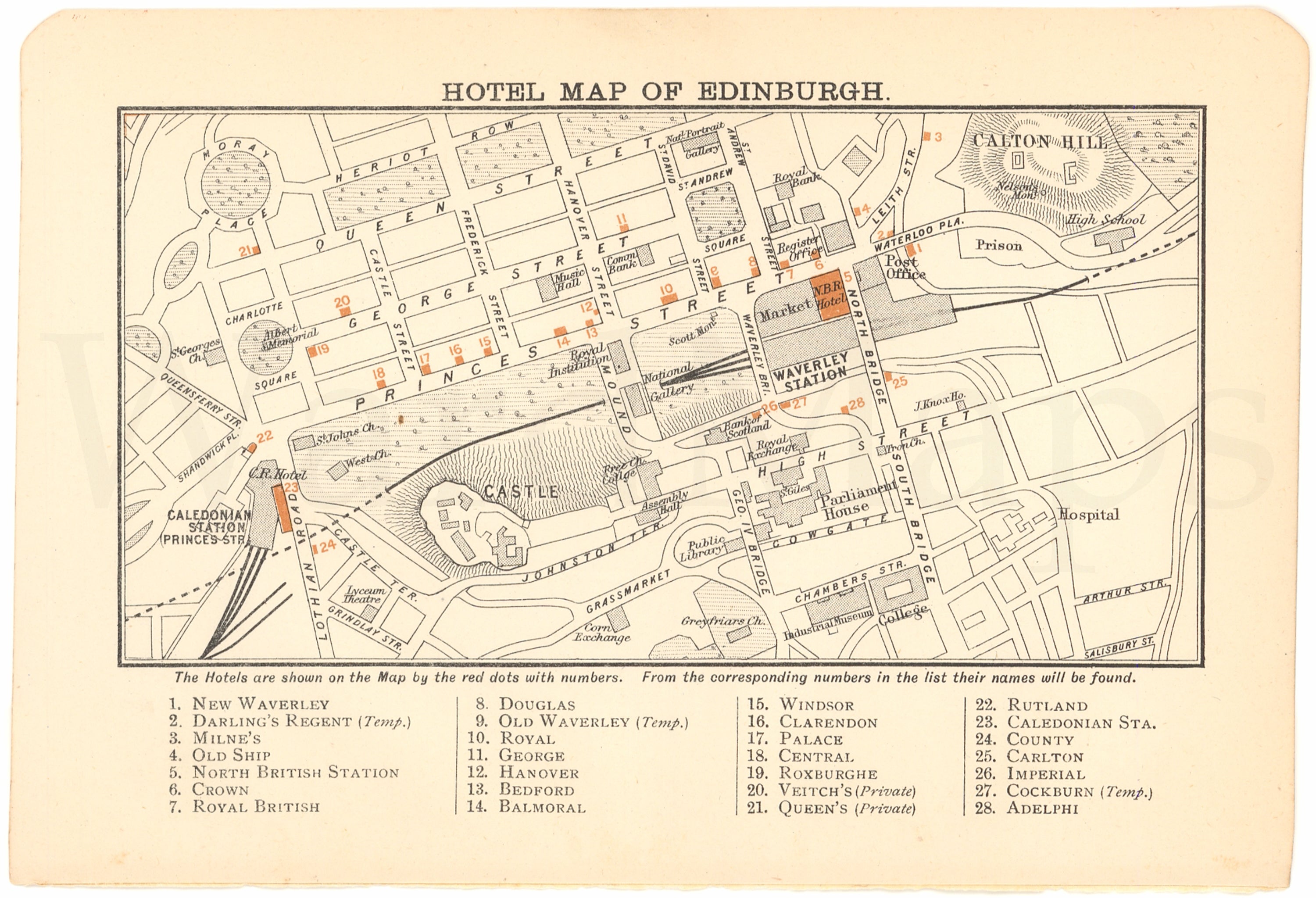 Edinburgh, Scotland Maps – WardMaps LLC