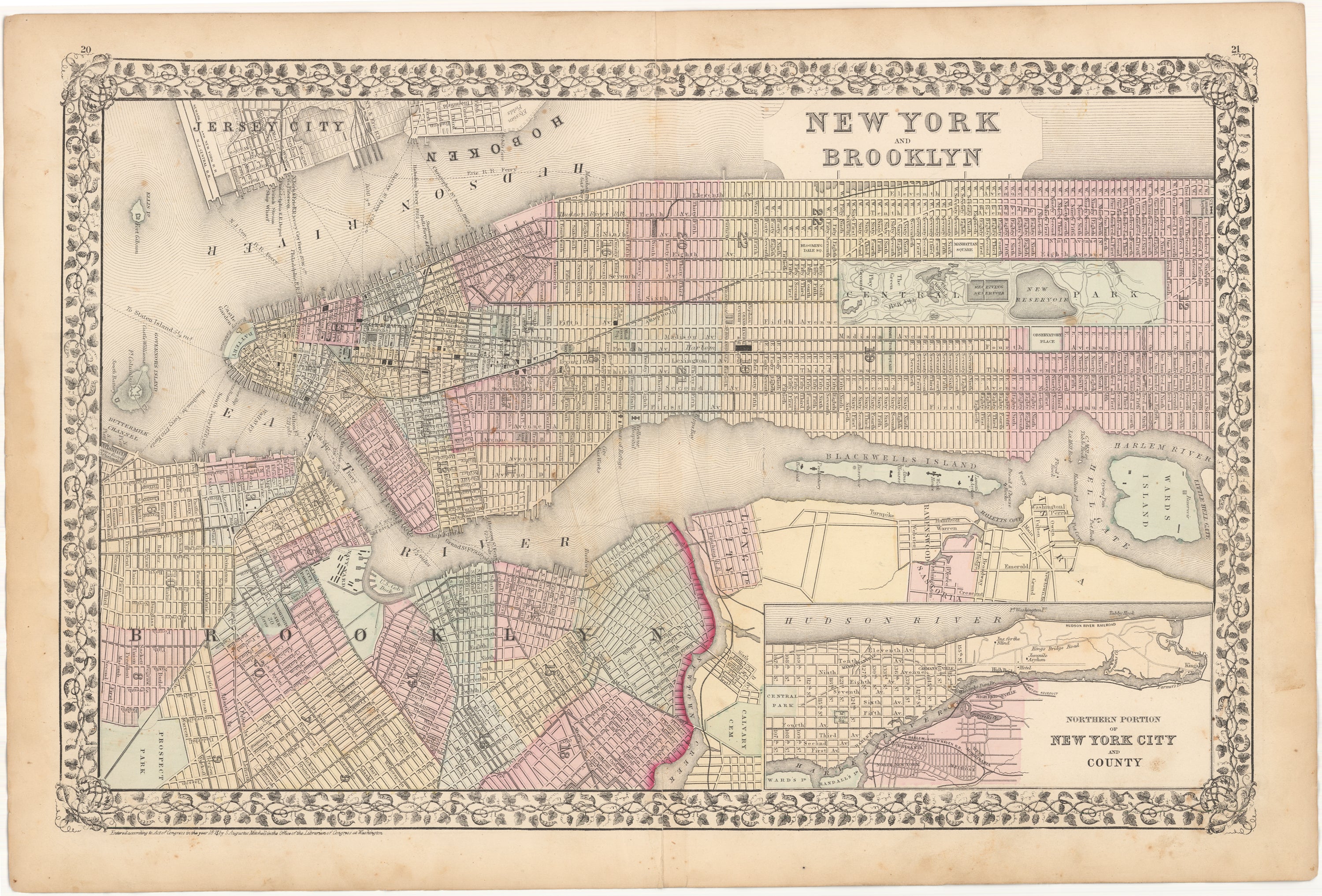 Mitchell's New General Atlas of the World 1875 – WardMaps LLC