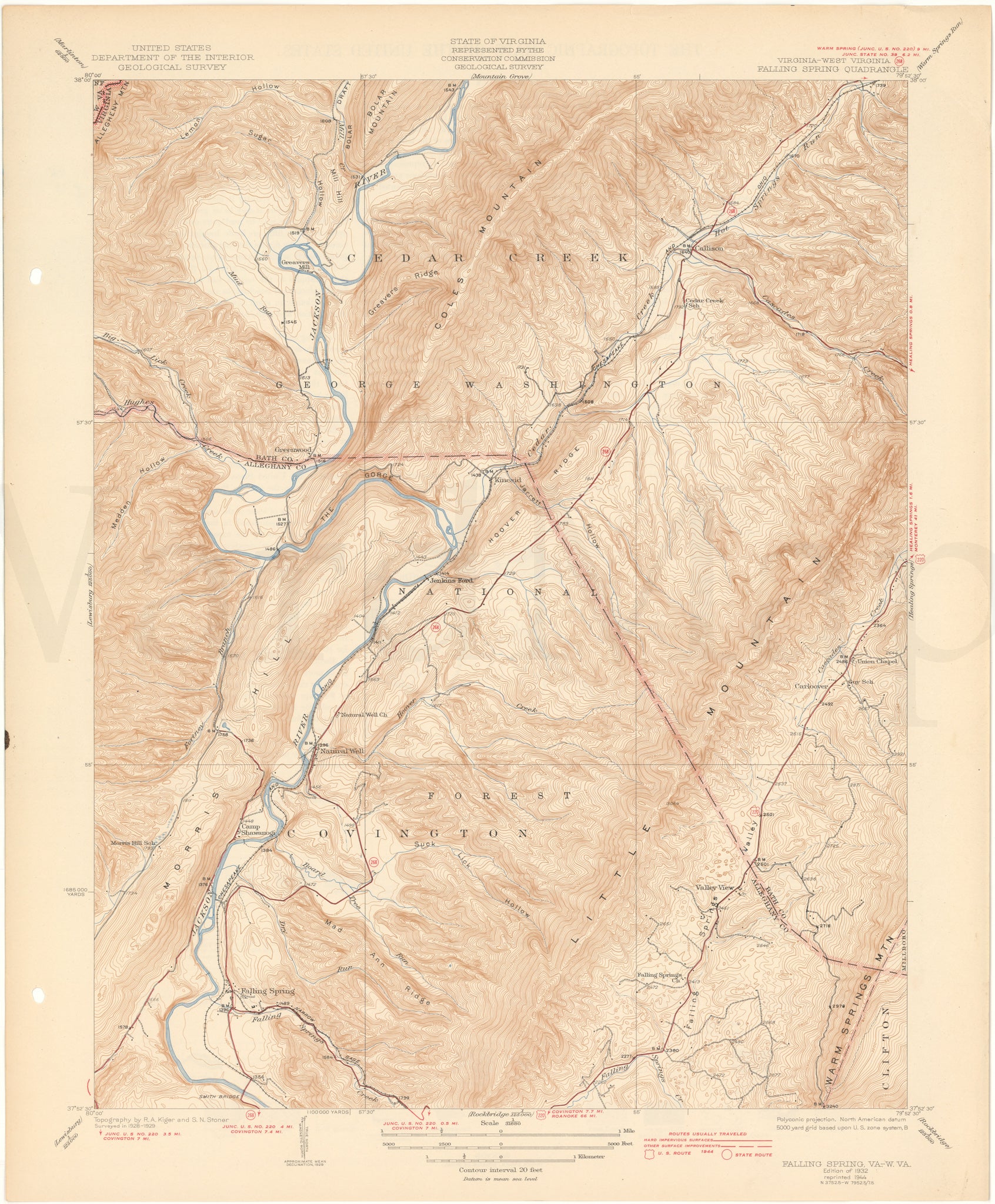 Virginia Topographic Maps – WardMaps LLC