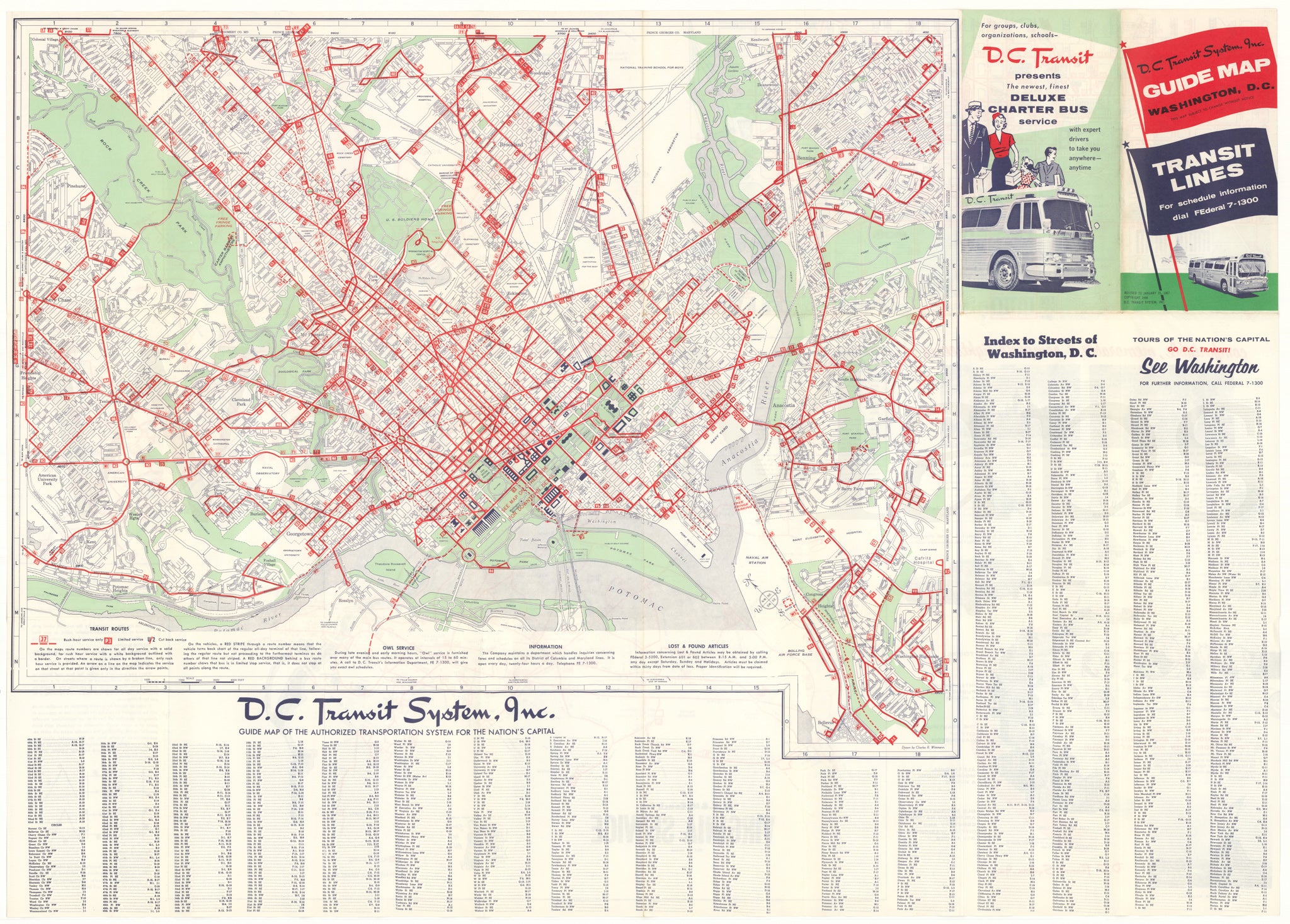 Washington, D.C. Antique and Vintage Transit Maps – WardMaps LLC