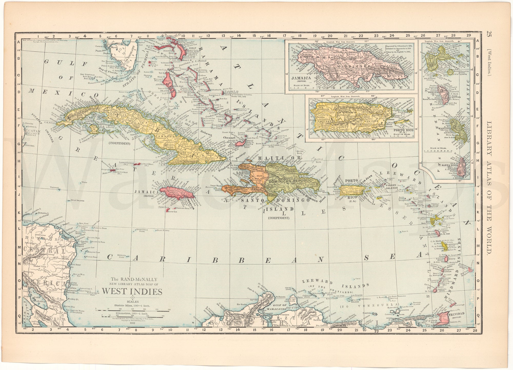 Antique Maps of West Indies – WardMaps LLC