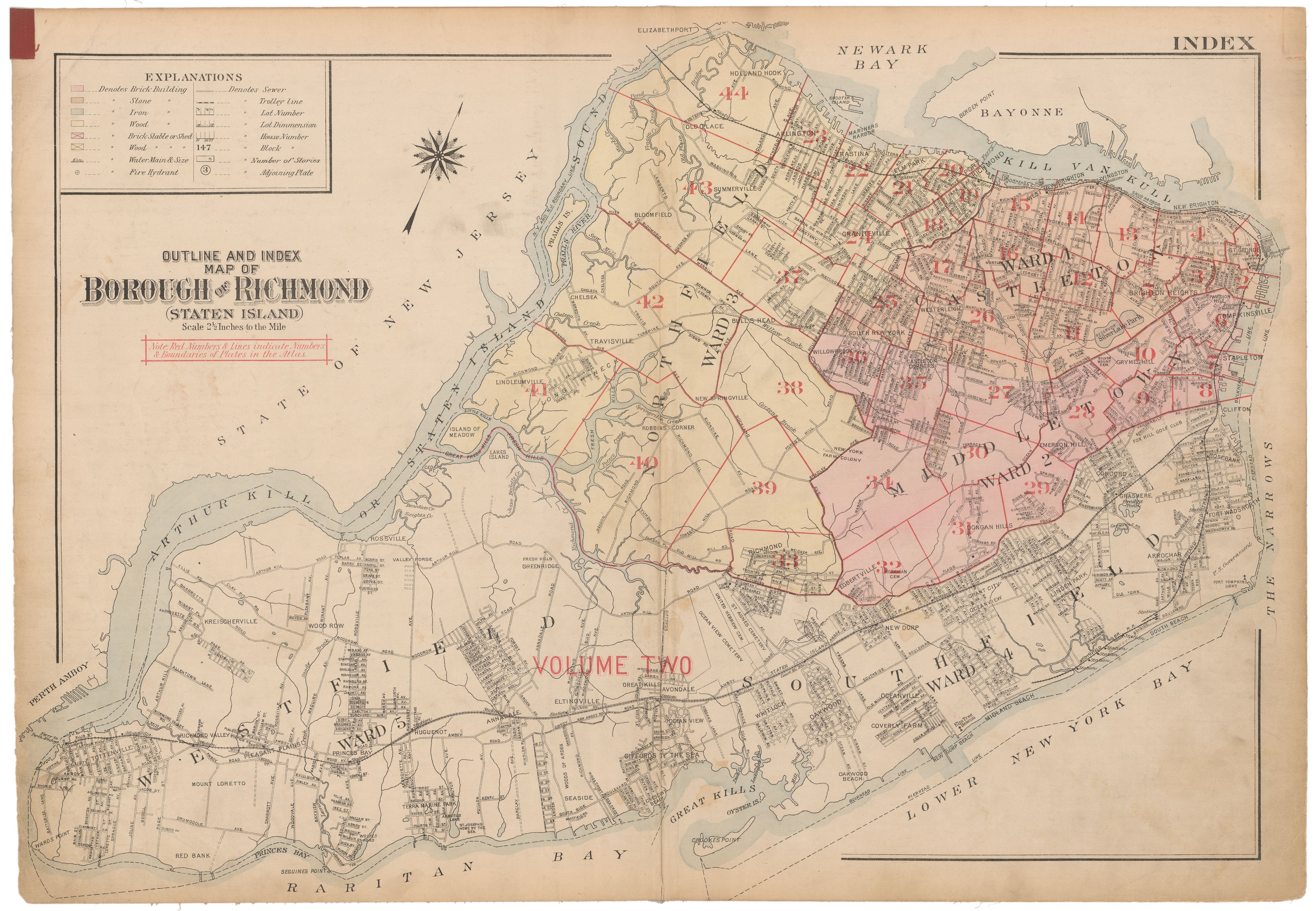 All Staten Island (Borough of Richmond), New York Maps – WardMaps LLC