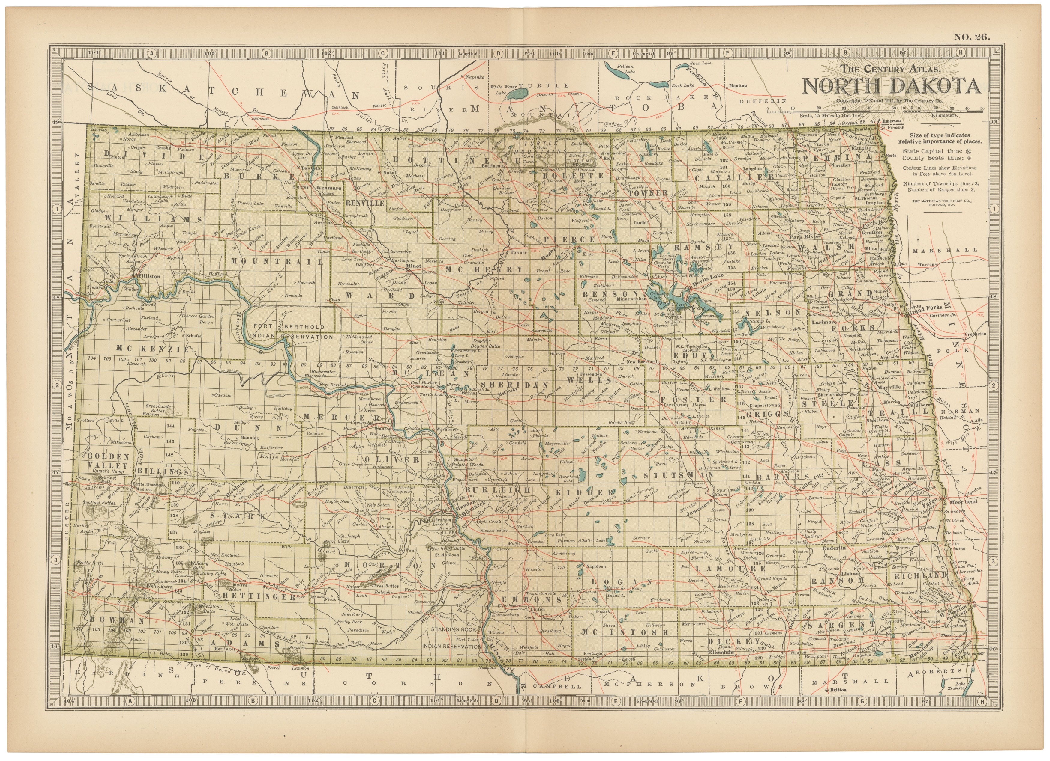 State Maps of North Dakota – WardMaps LLC