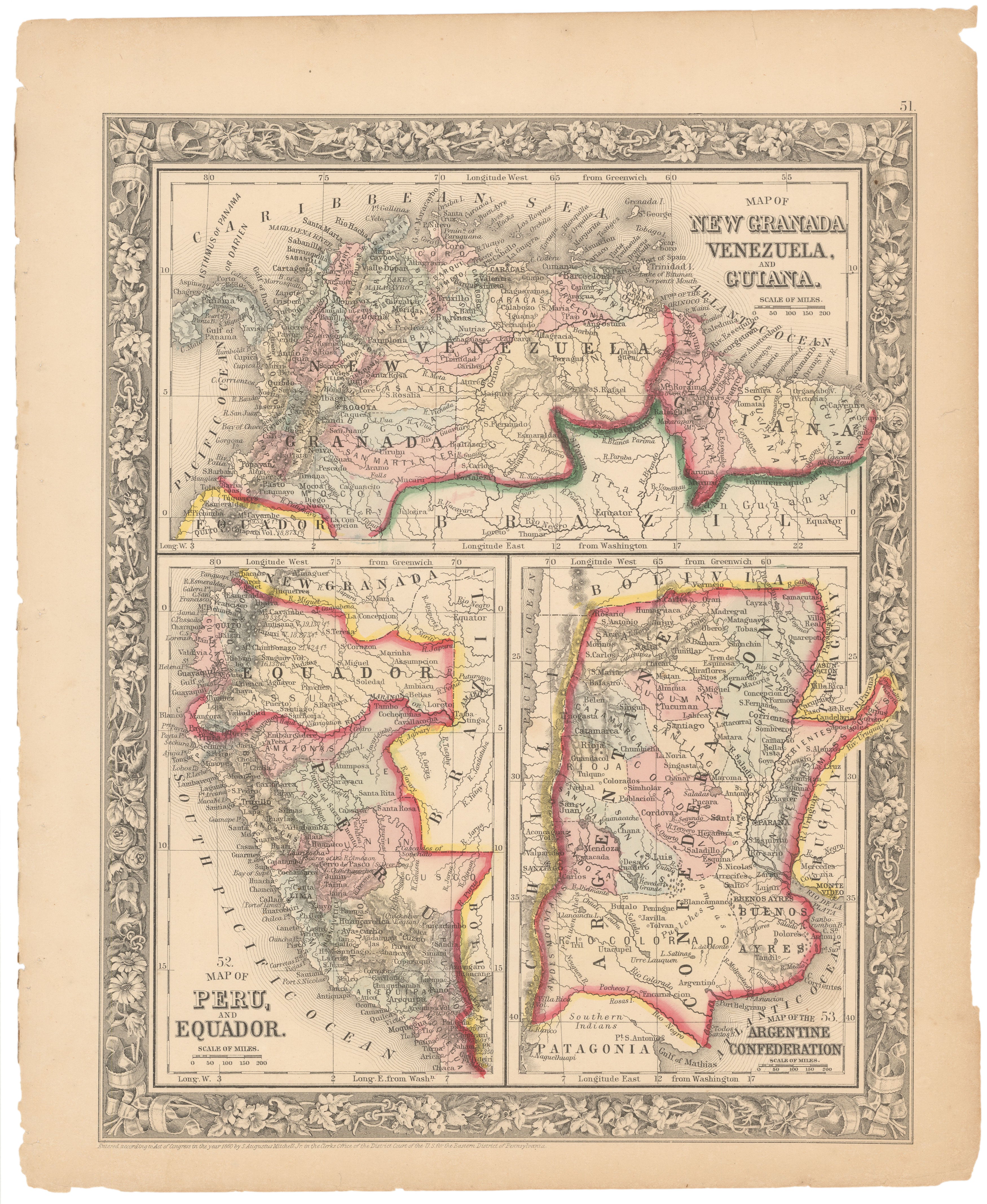 Atlas of the World 1860 – WardMaps LLC