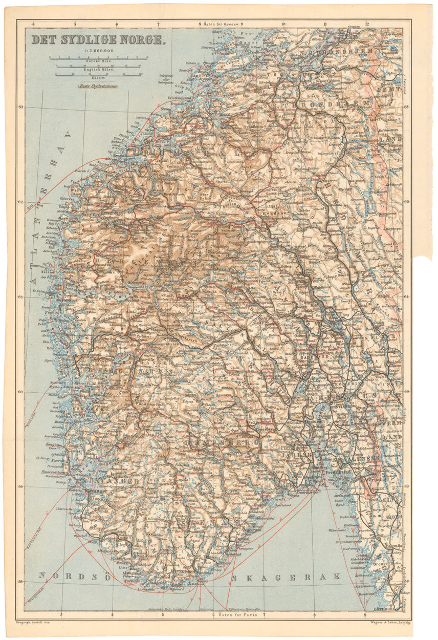 Country Maps of Norway – WardMaps LLC