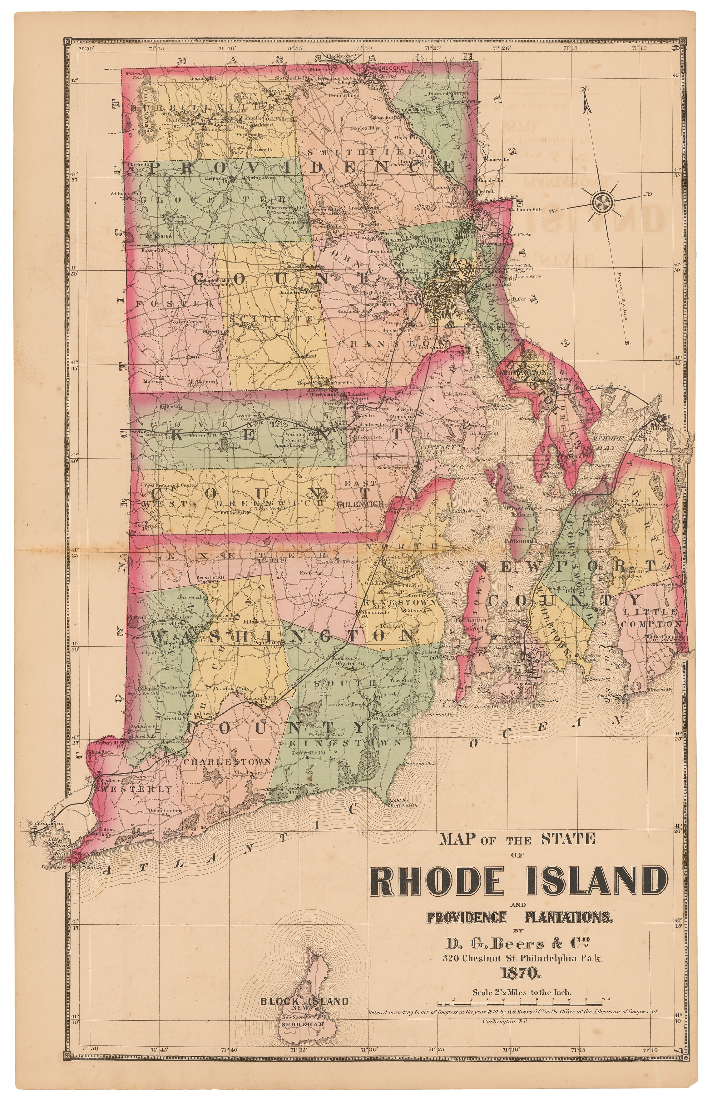State Maps of Rhode Island – WardMaps LLC