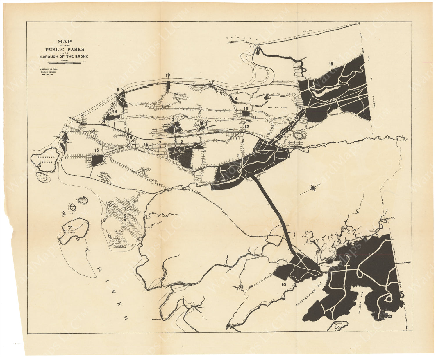 The Bronx, New York Whole Borough Maps – WardMaps LLC