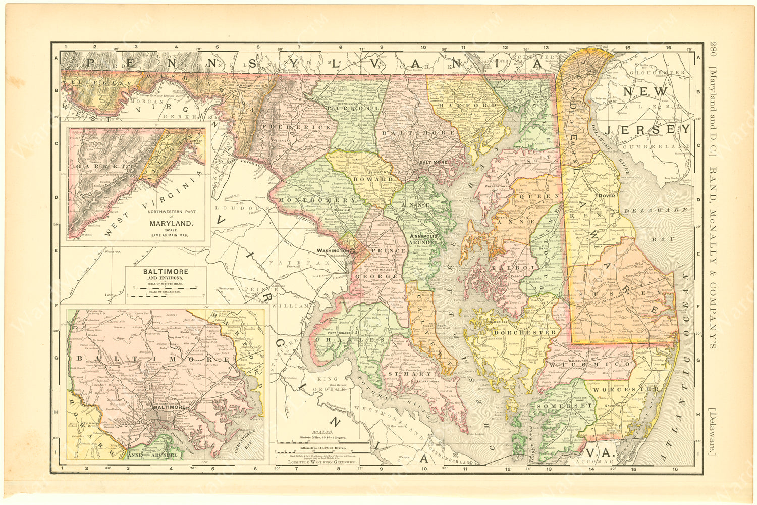 State Maps of Maryland – WardMaps LLC