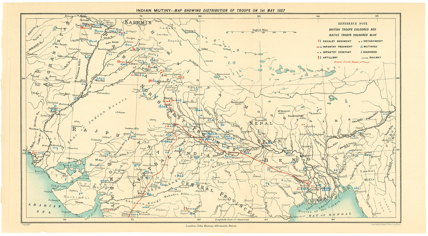 India, Burma (Myanmar), and Ceylon (Sri Lanka) 1920 – WardMaps LLC