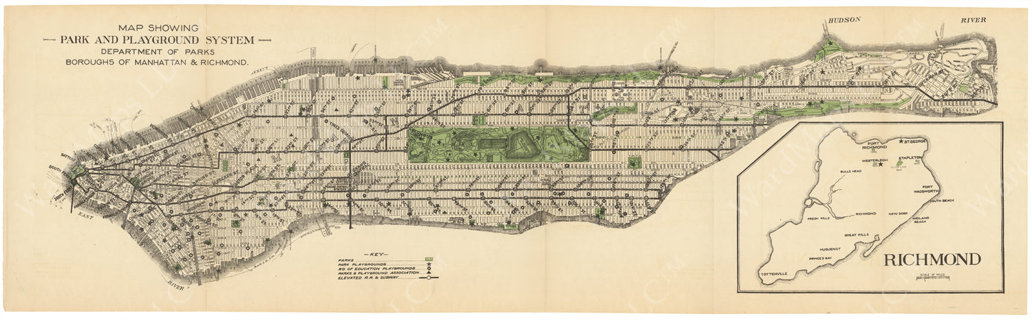 All Manhattan, New York Maps – WardMaps LLC