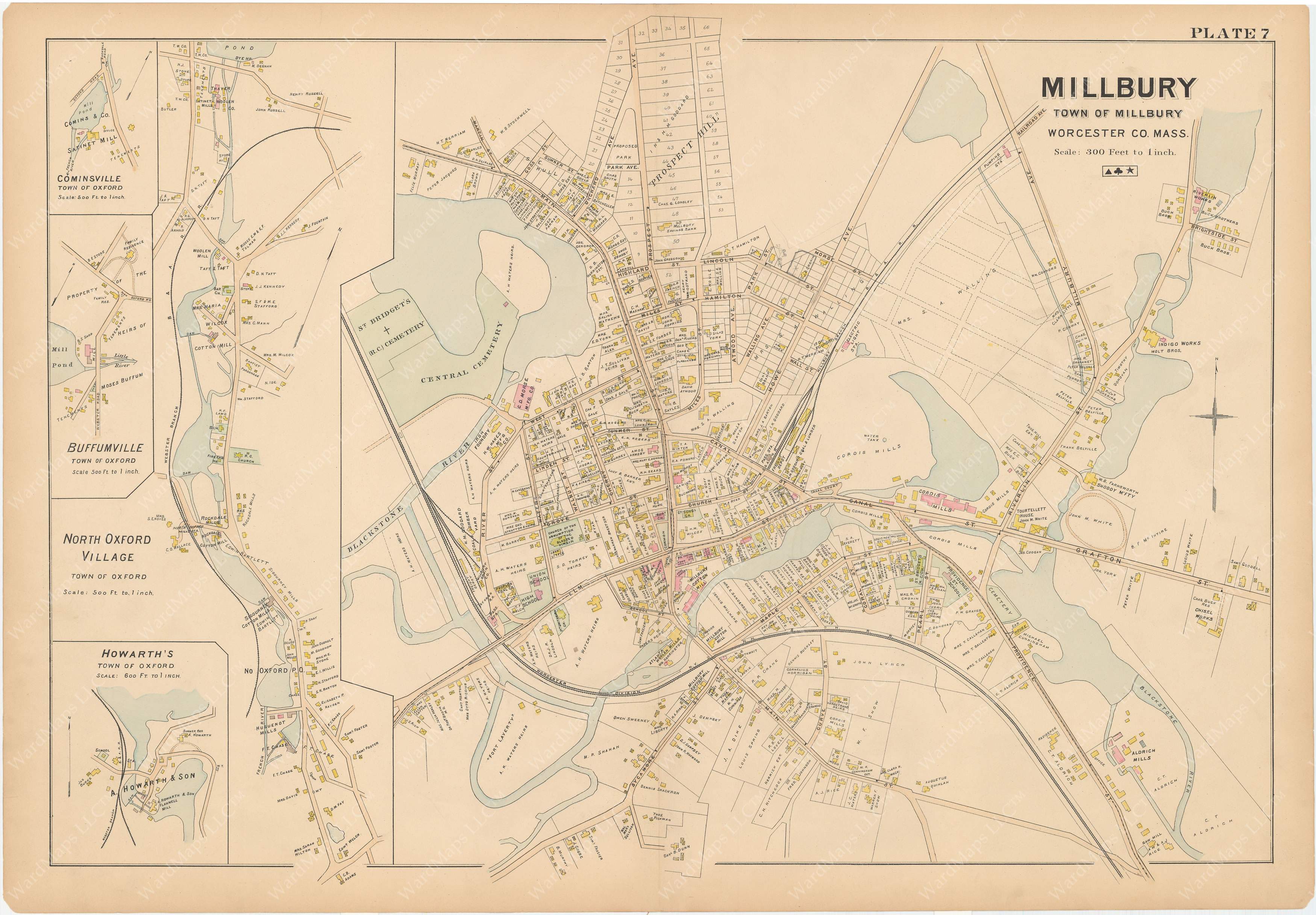 Millbury, Massachusetts – WardMaps LLC
