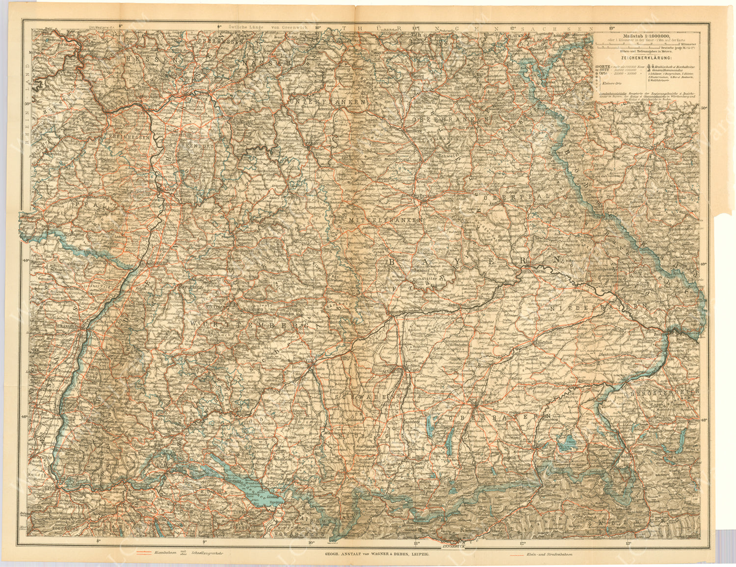 Southern Germany 1929 – WardMaps LLC