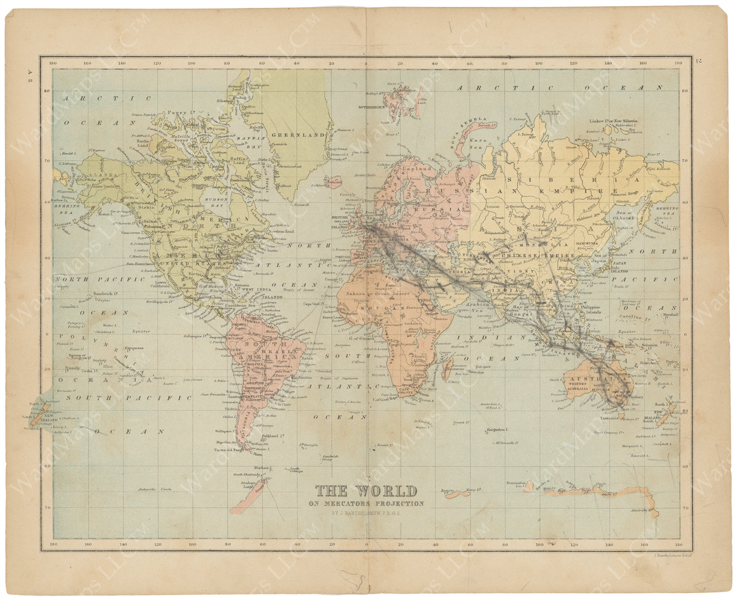 Student Atlas of Modern Geography 1875 – WardMaps LLC