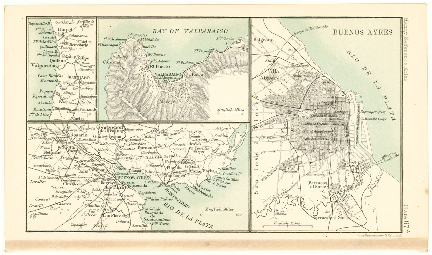 Bartholomew's Handy Reference Atlas 1898 – WardMaps LLC