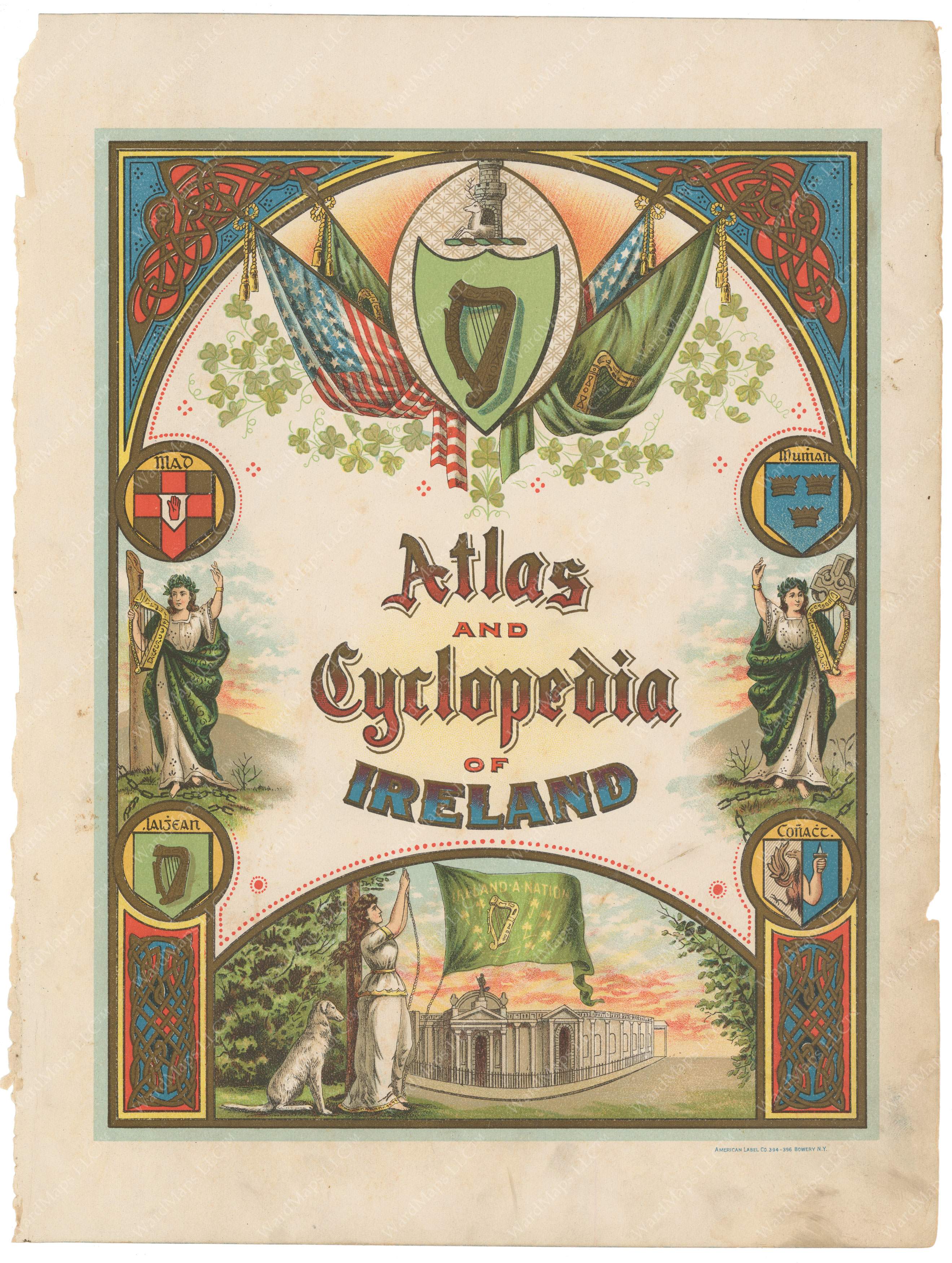 Counties of Ireland 1900 (1889-1905) – WardMaps LLC