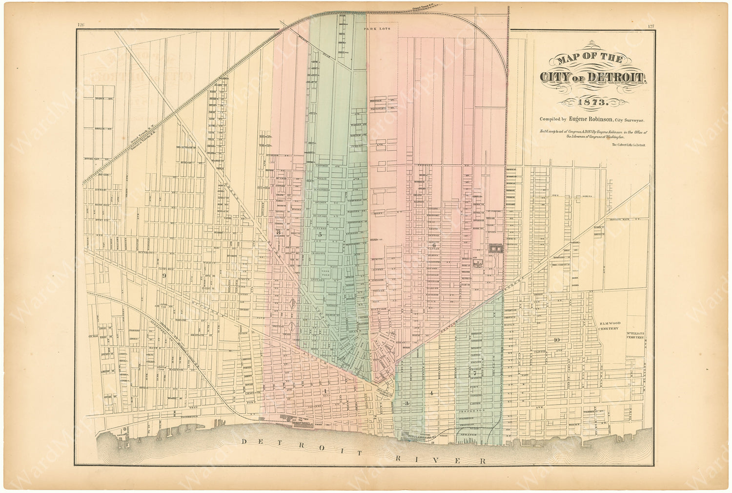 Atlas of Michigan 1873 – WardMaps LLC