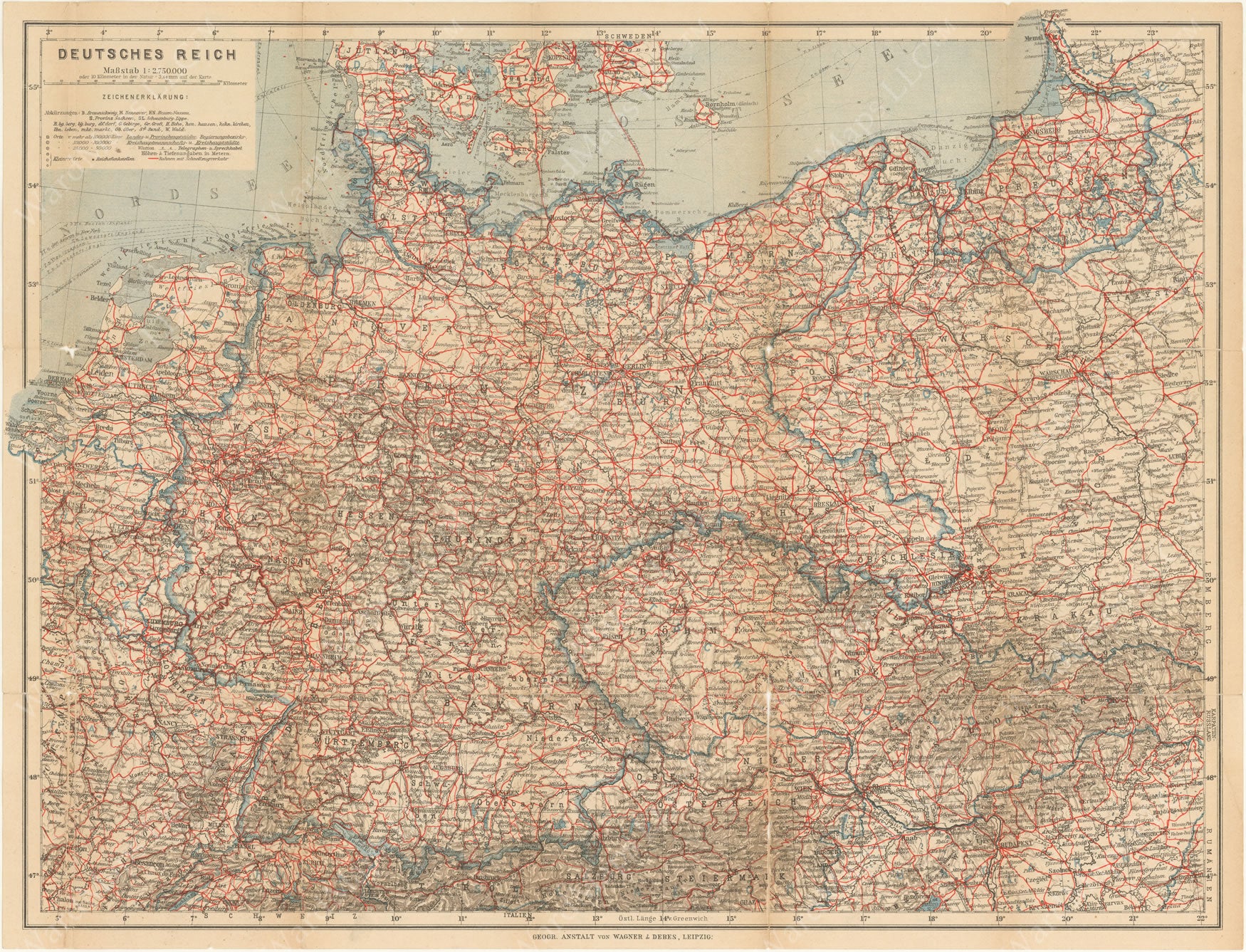 Germany 1936 – WardMaps LLC