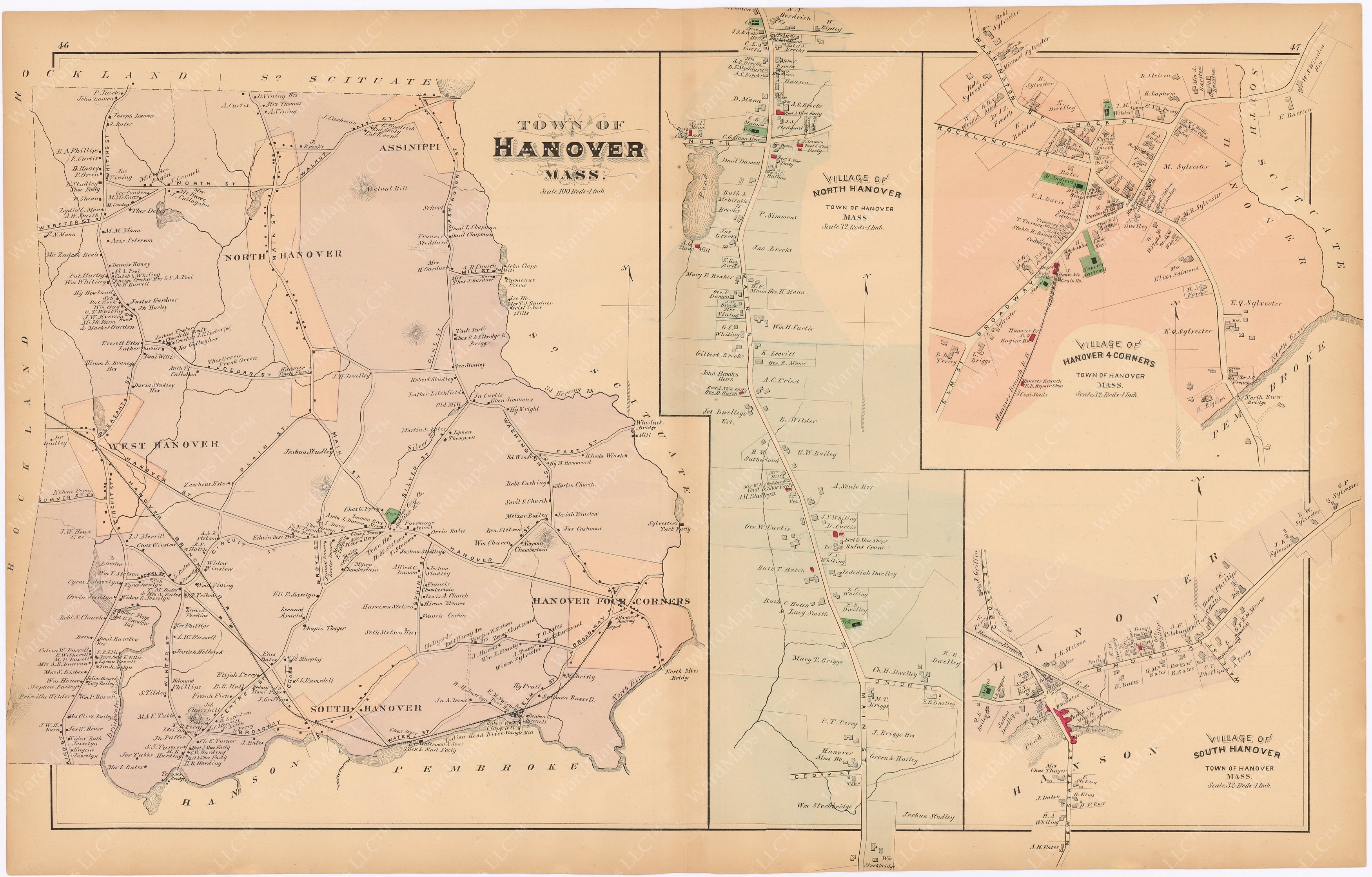 Hanover, Massachusetts – WardMaps LLC