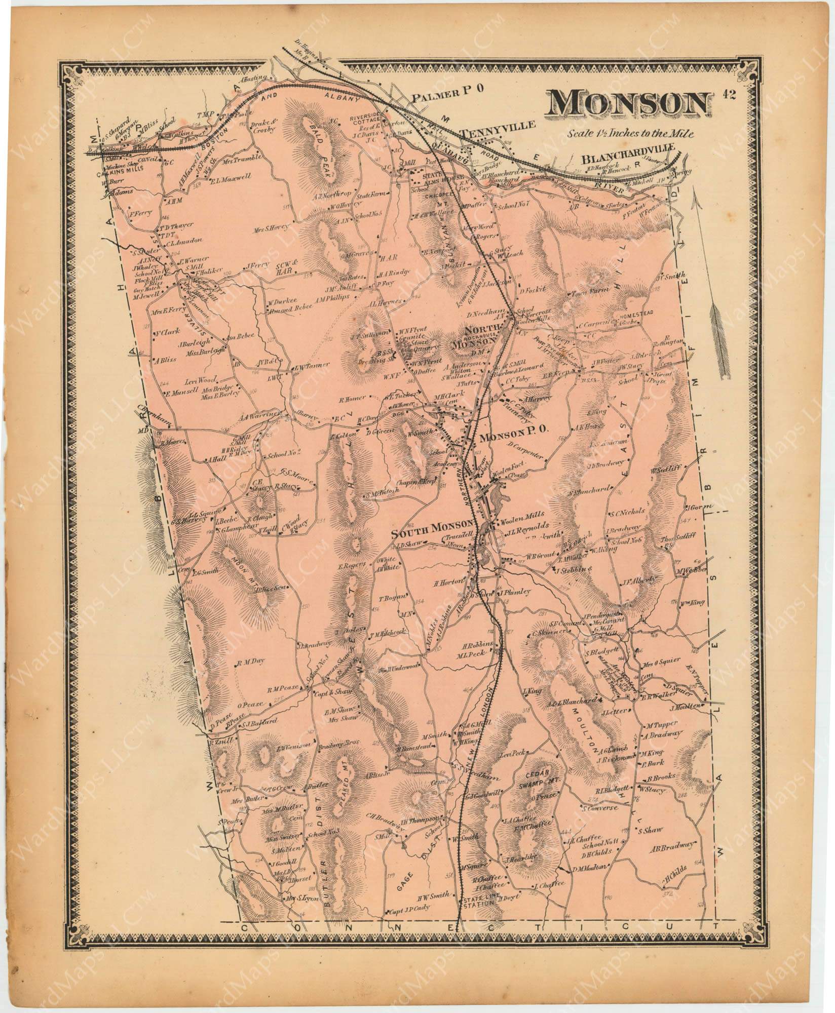 Monson, Massachusetts – WardMaps LLC