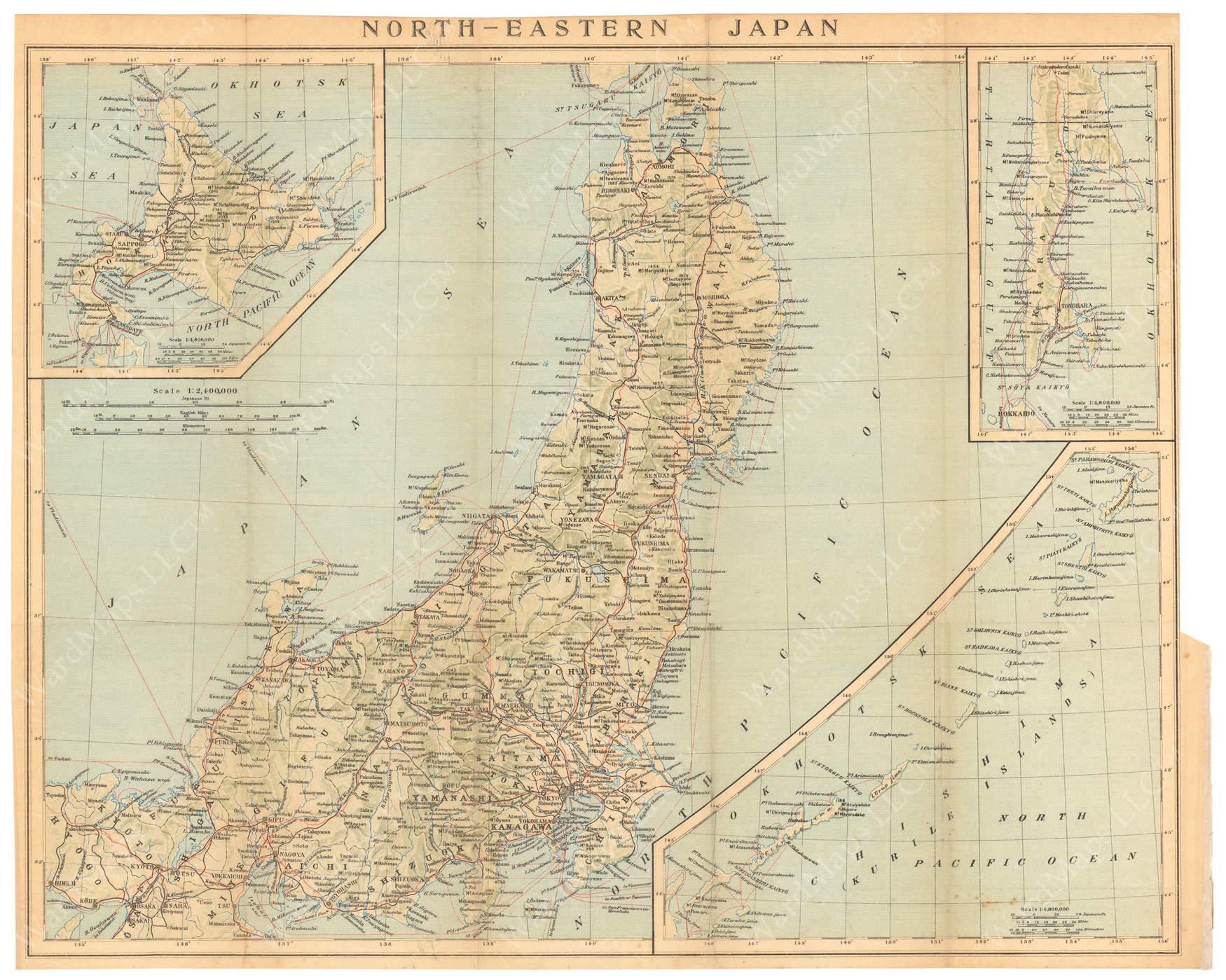 Northeast Japan 1914 (IJGR) – WardMaps LLC