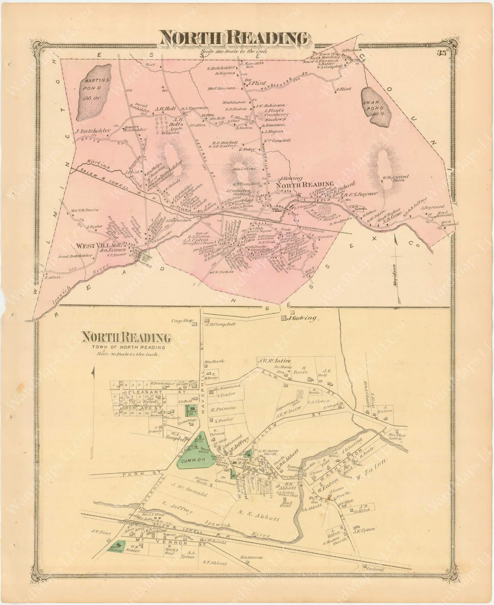 North Reading, Massachusetts – WardMaps LLC