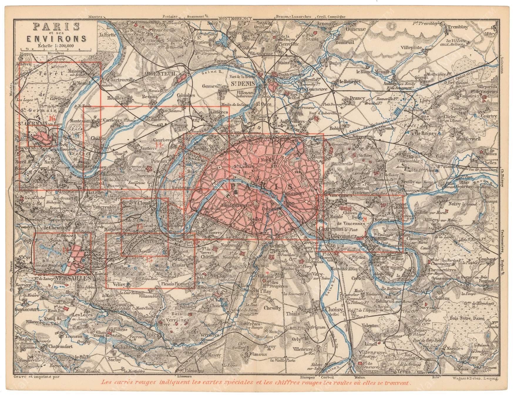 Paris and Environs 1891 – WardMaps LLC