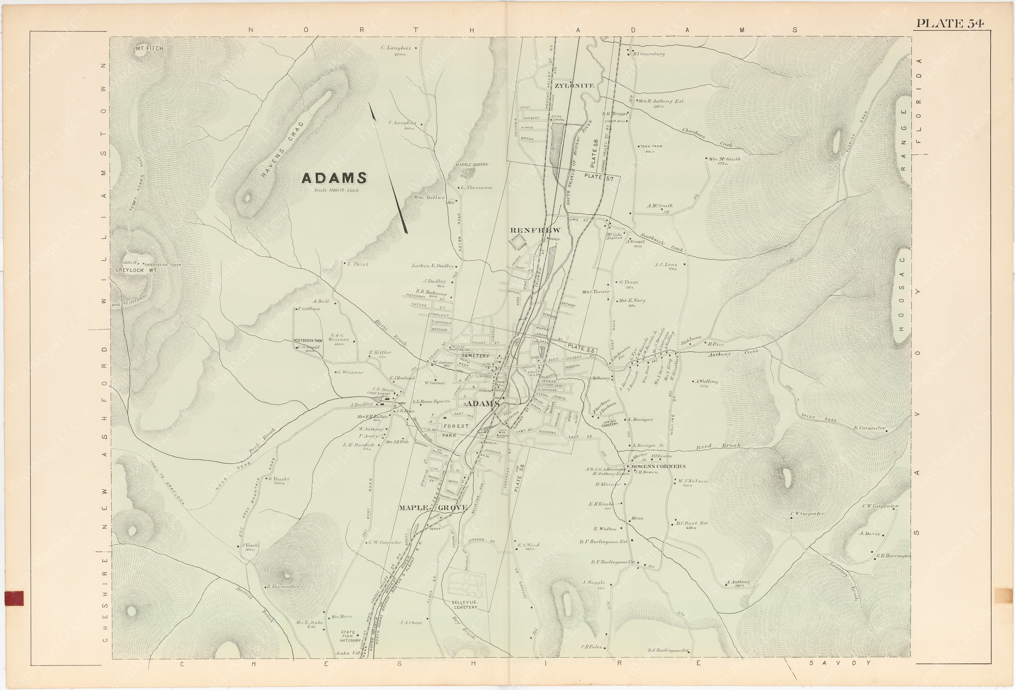 Adams, Massachusetts – WardMaps LLC