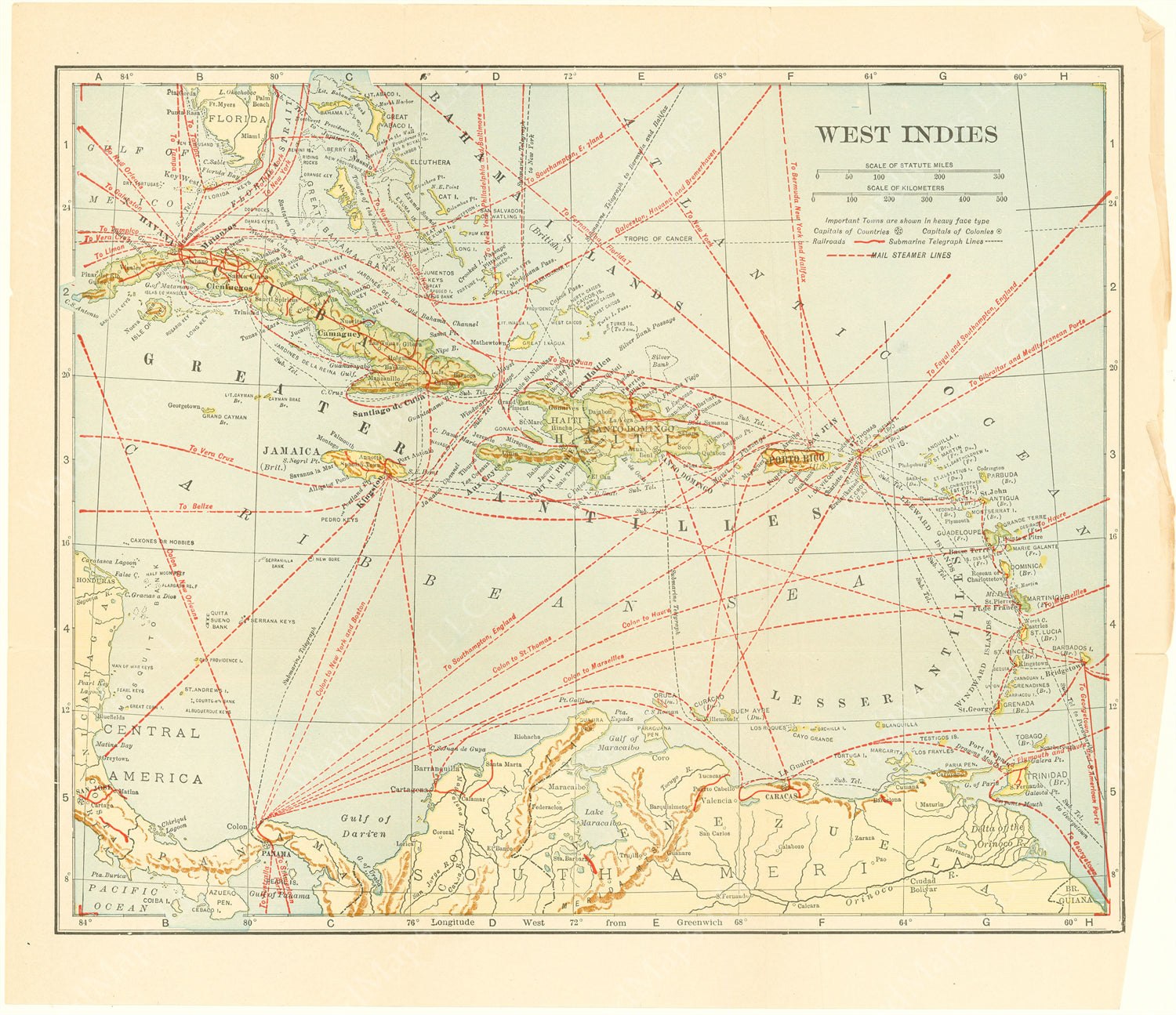 West Indies 1928 – WardMaps LLC