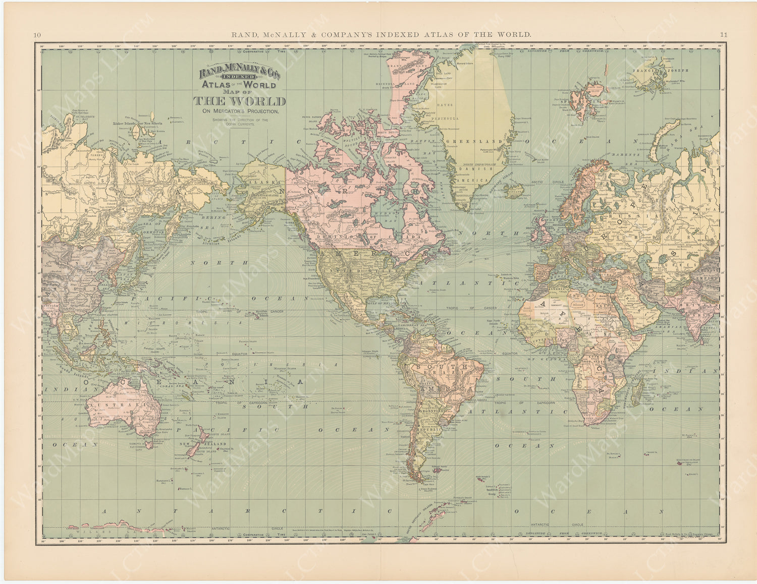 Rand McNally's Atlas of the World 1891 – WardMaps LLC