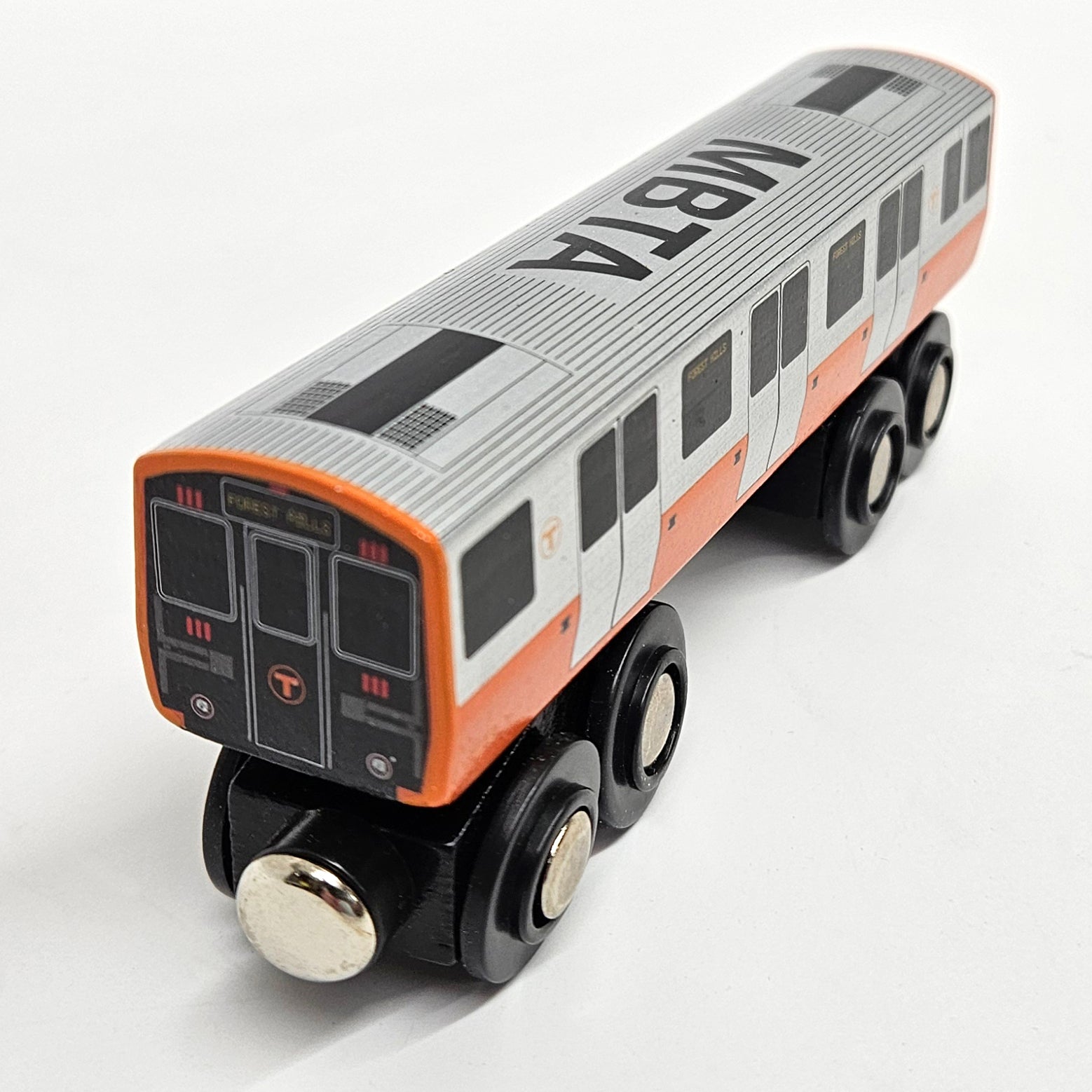 Boston MBTA Orange Line Wooden Toy Train (1400 1500-Series) – WardMaps LLC
