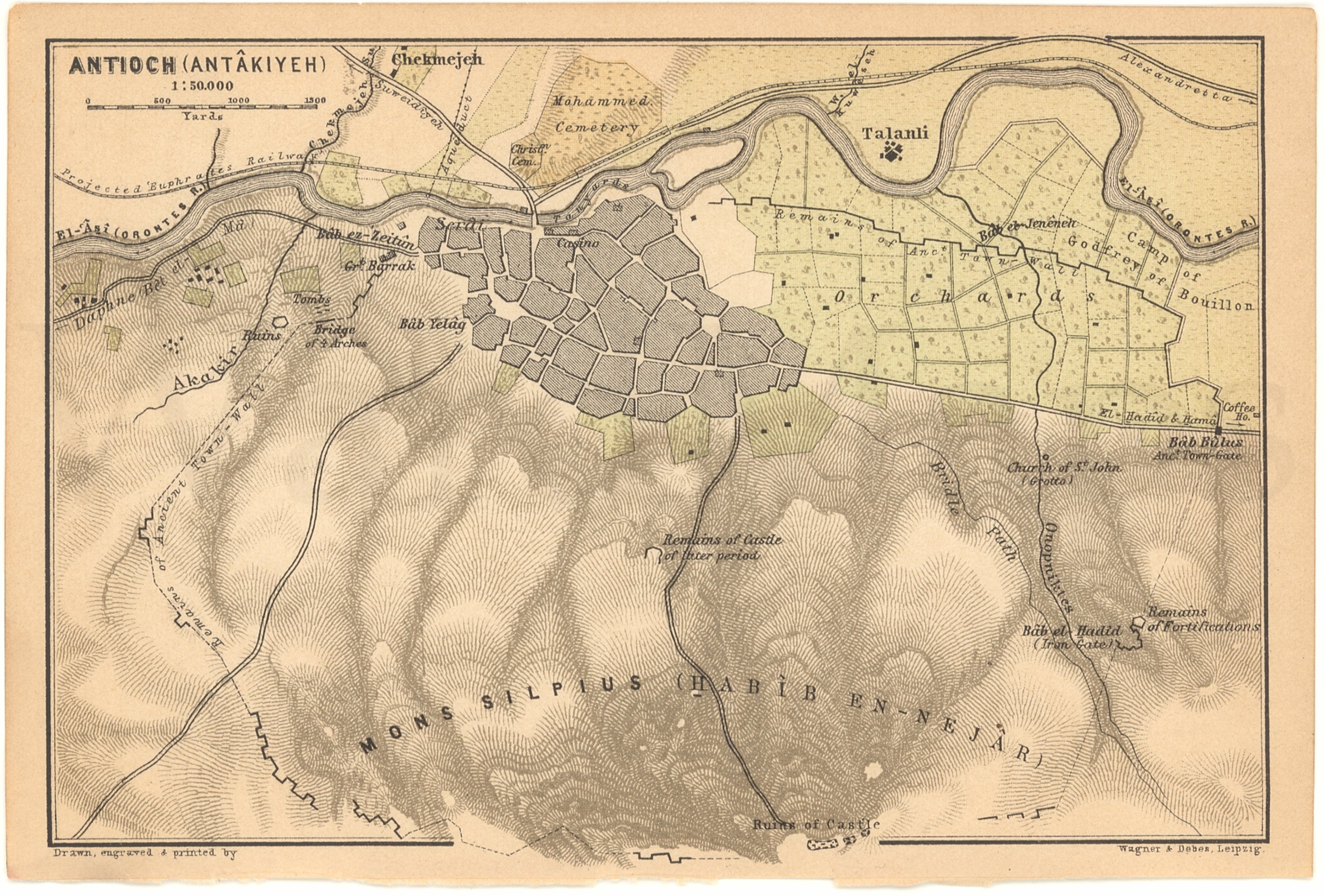 Antioch, Turkey 1906 – WardMaps LLC
