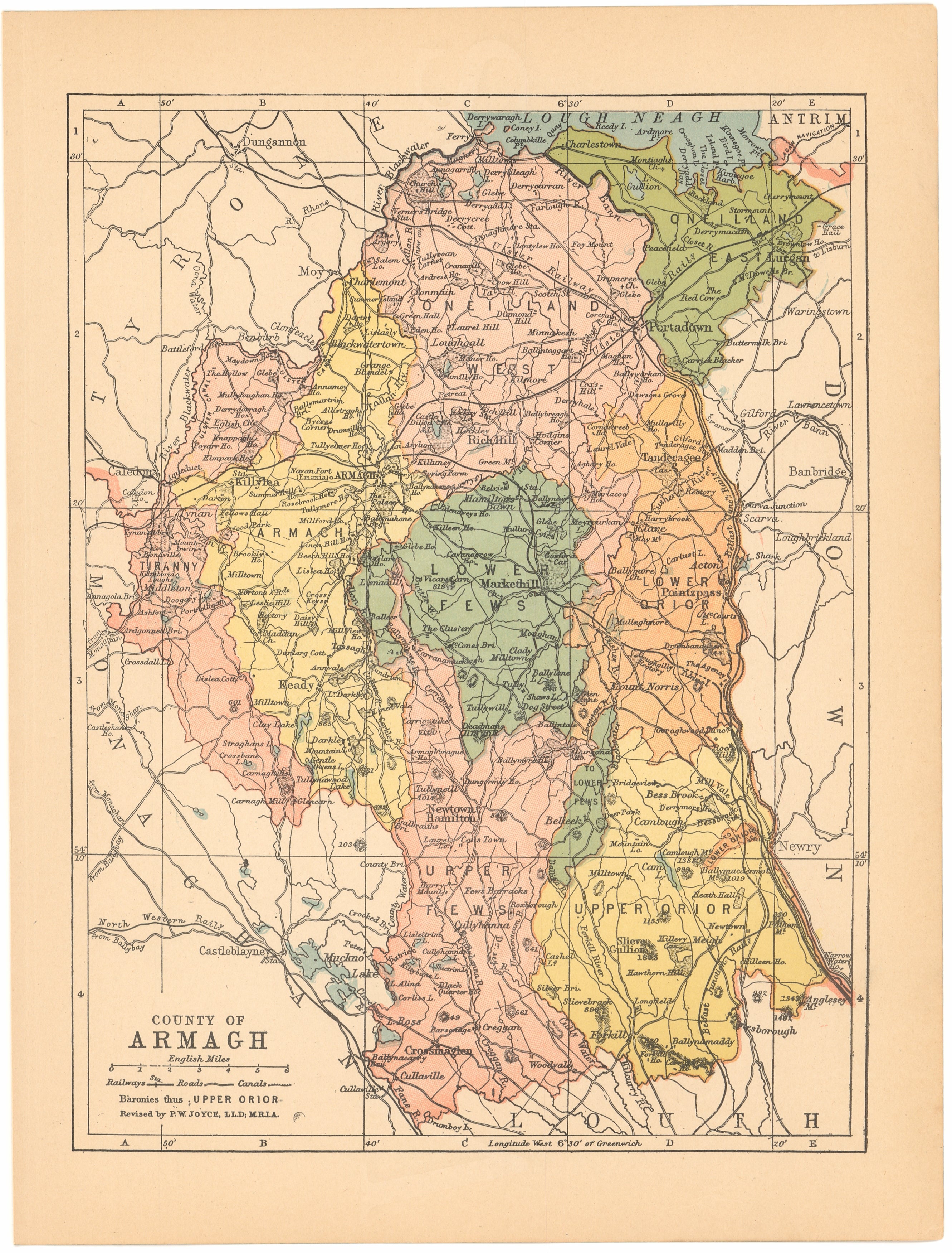 County Armagh, Ireland 1900/1902 – WardMaps LLC