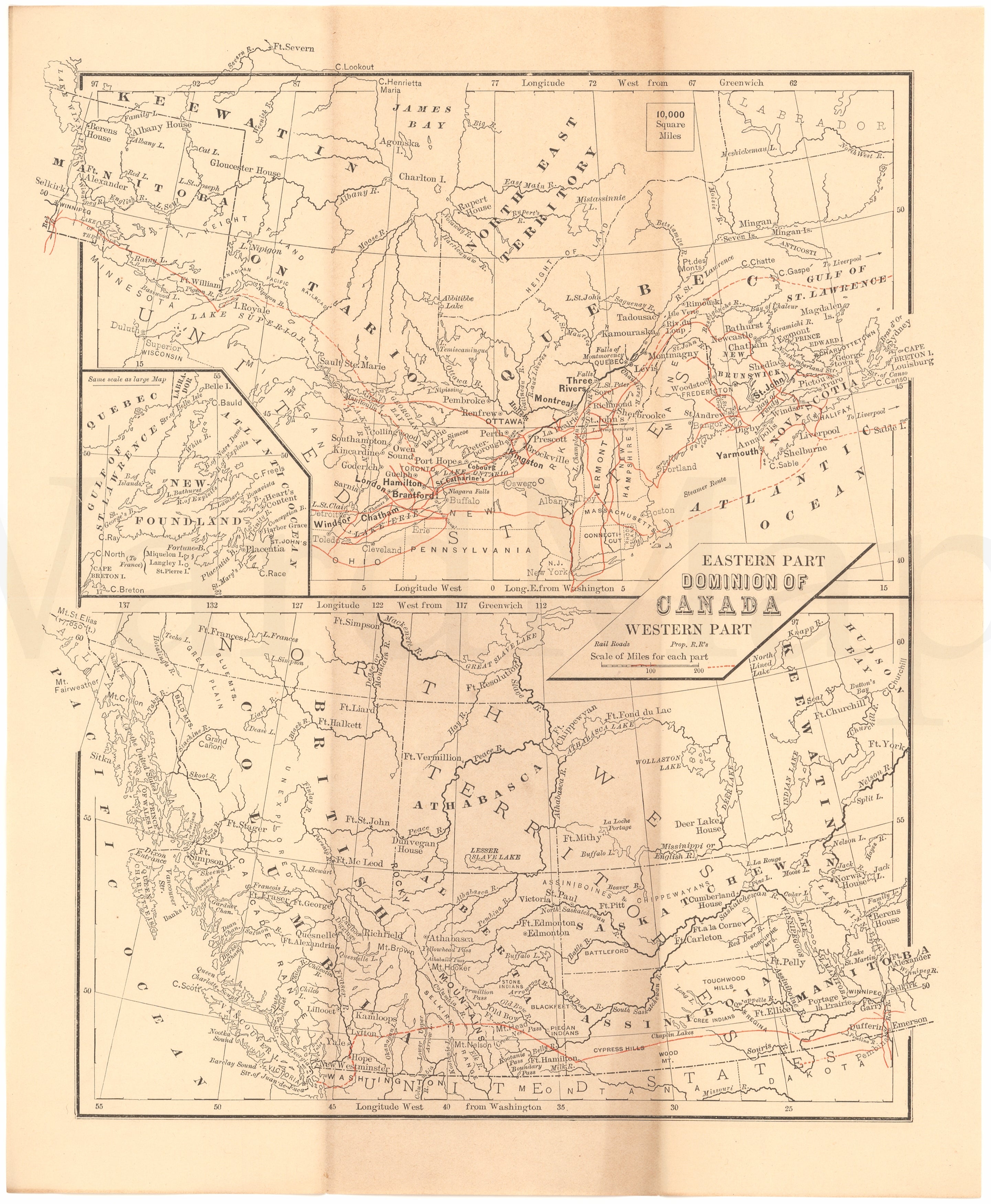 Canada 1884 – WardMaps LLC