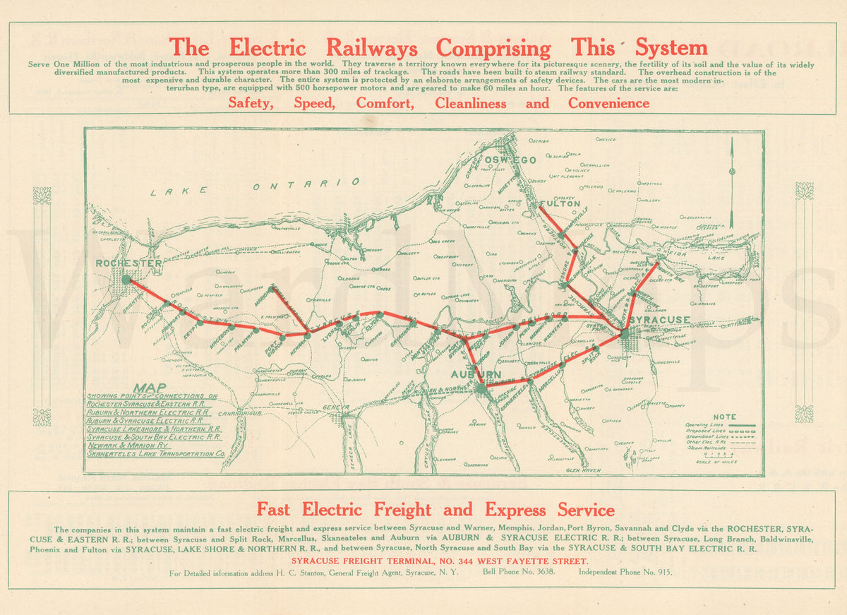 New York Railroad Maps – WardMaps LLC