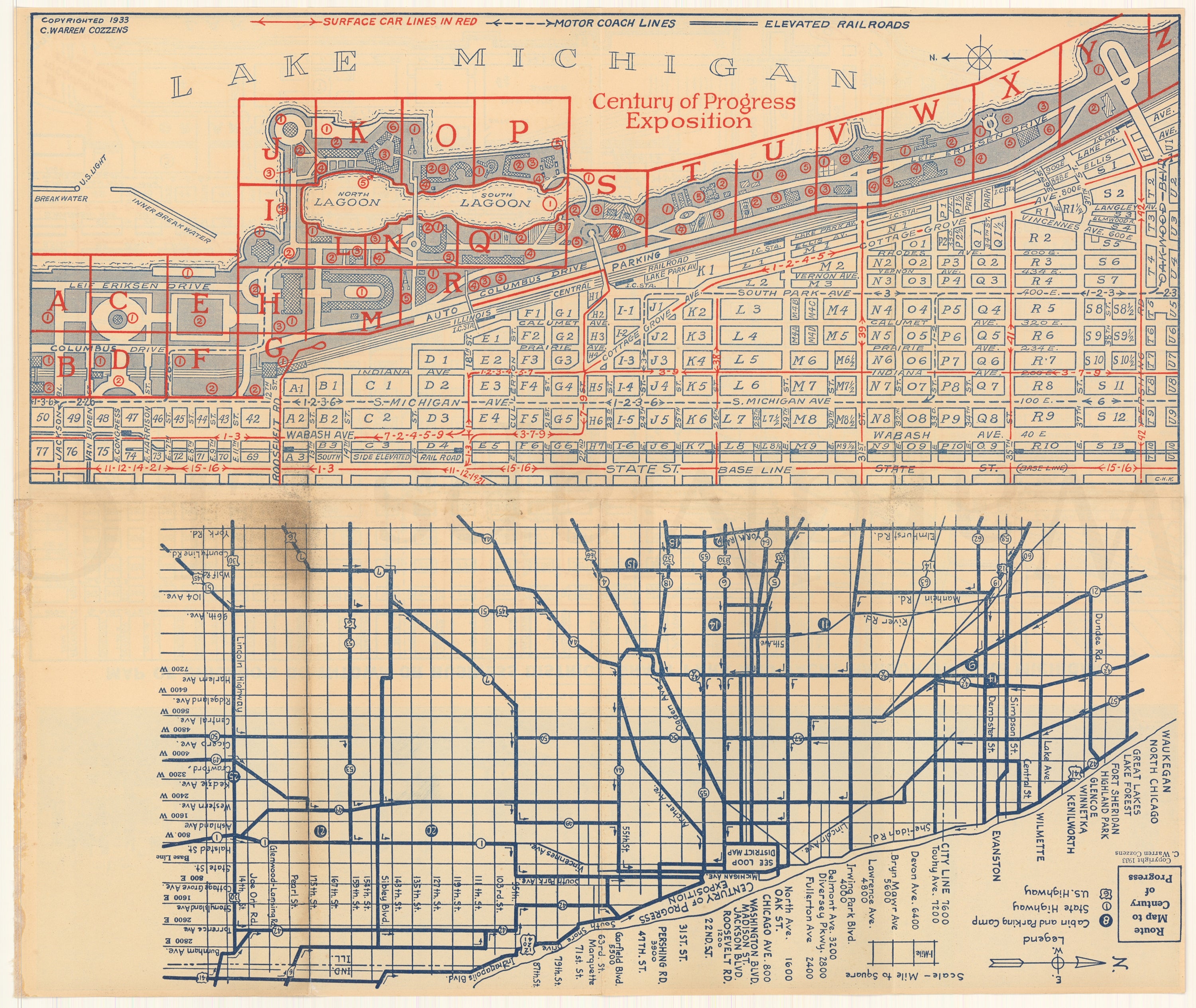 Chicago, Illinois 1933 (Side B) – WardMaps LLC
