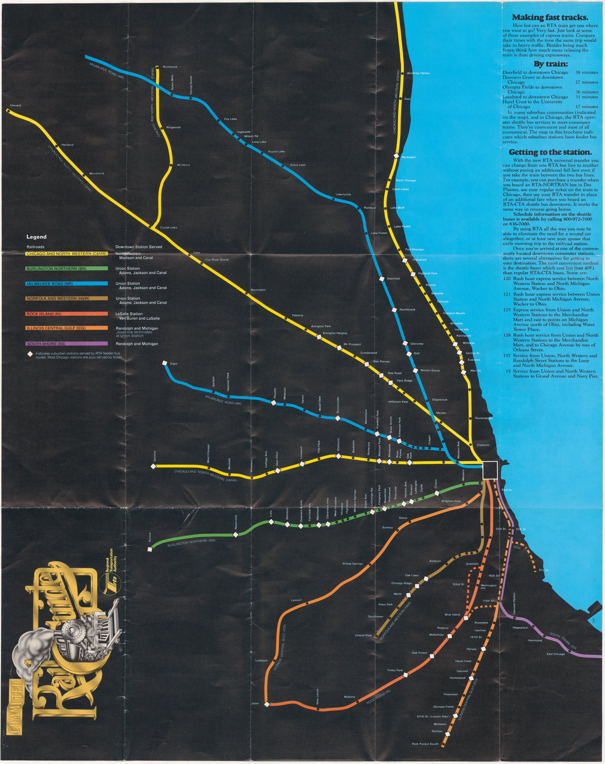 Chicago, Illinois Regional Transportation Authority Commuter Rail Guid ...