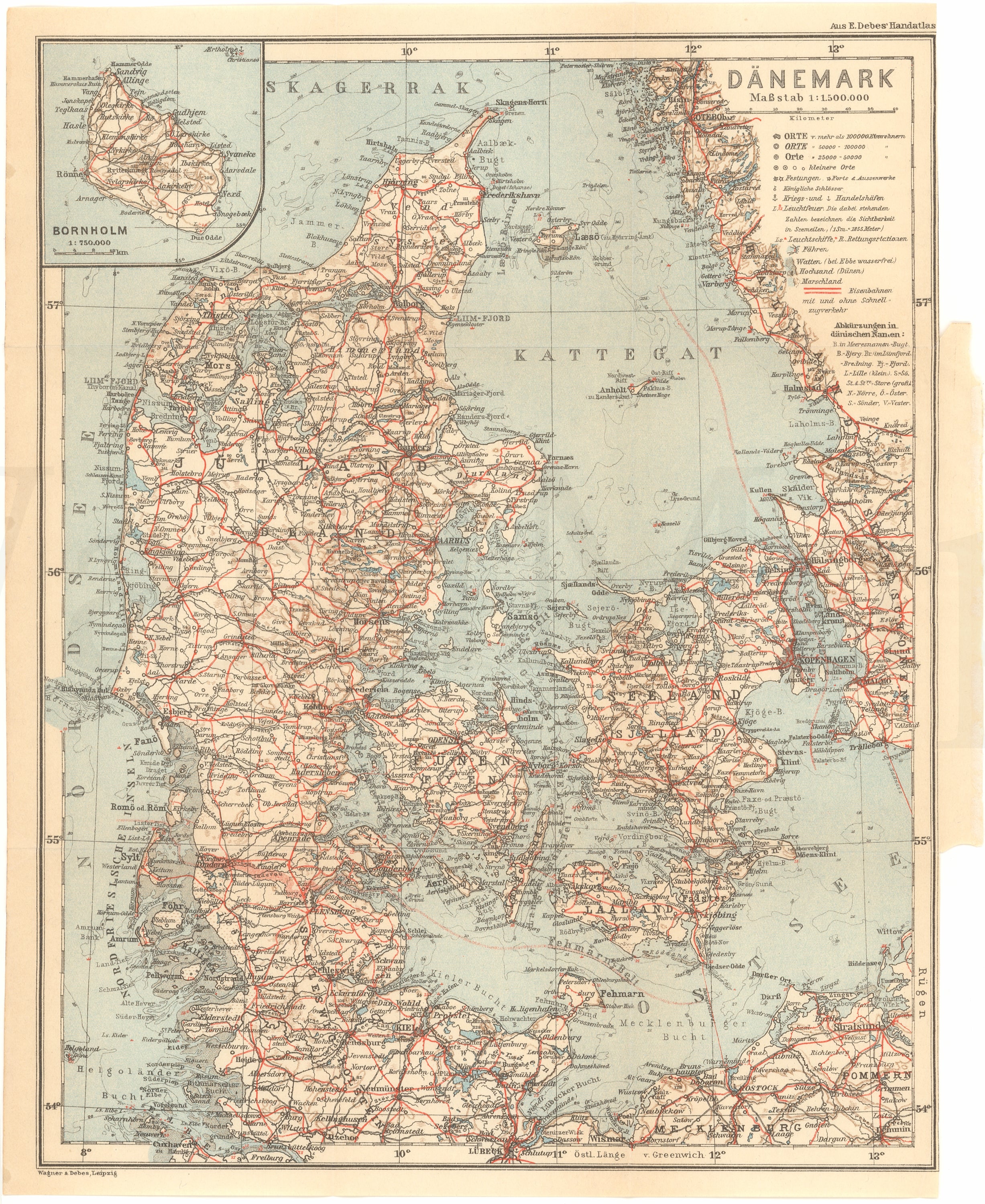 Denmark 1929 – WardMaps LLC