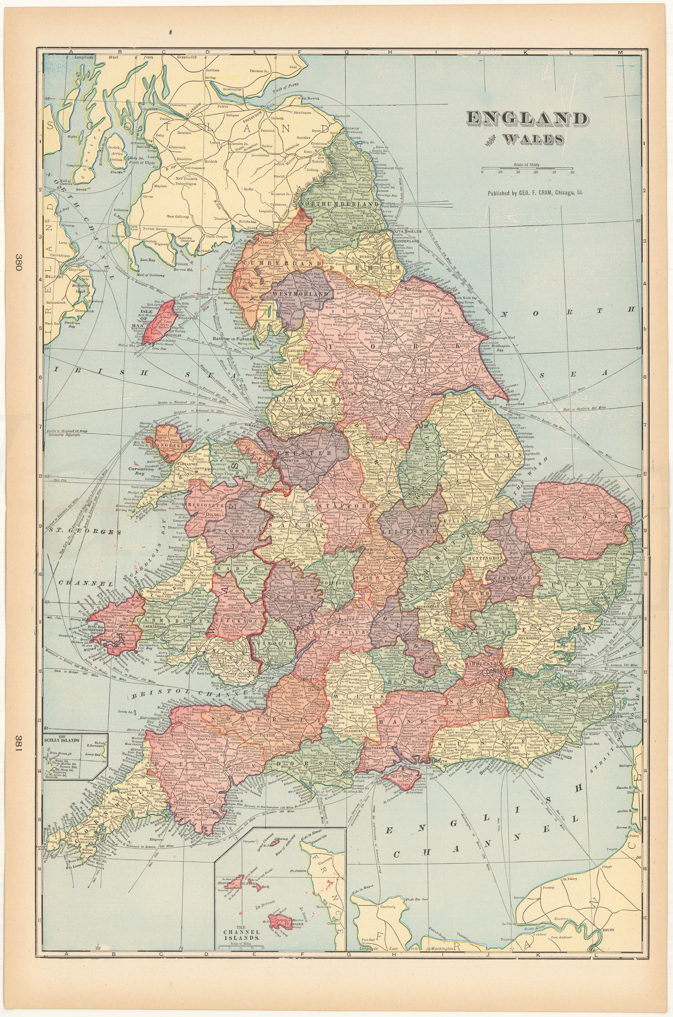 England and Wales 1903 – WardMaps LLC