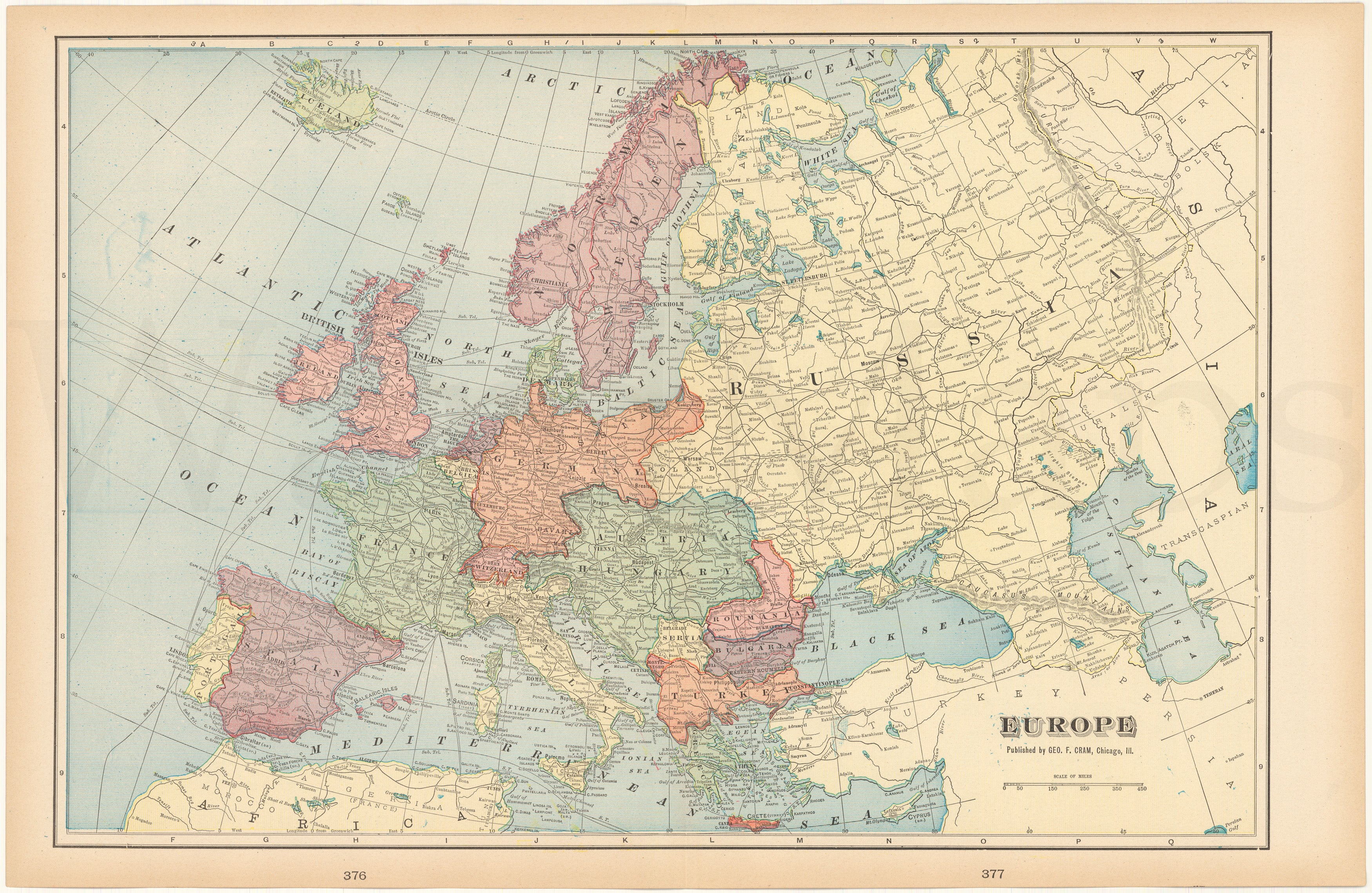 Europe 1903 – WardMaps LLC