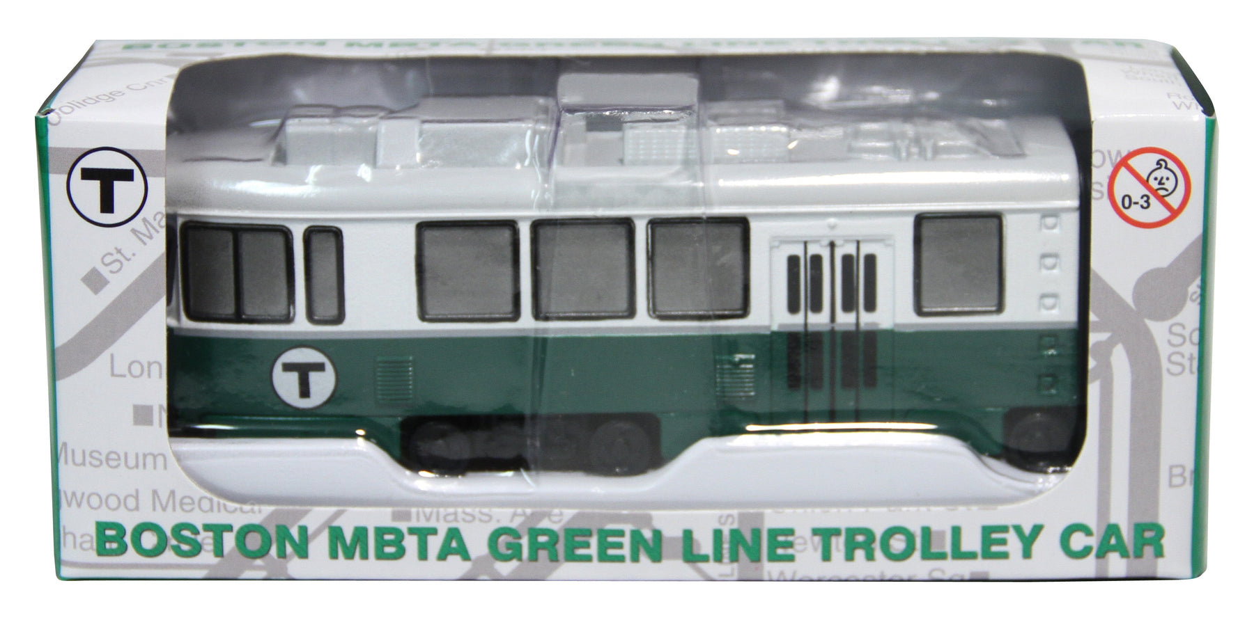 Boston MBTA Green Line LRV Trolley Metal Push Toy – WardMaps LLC