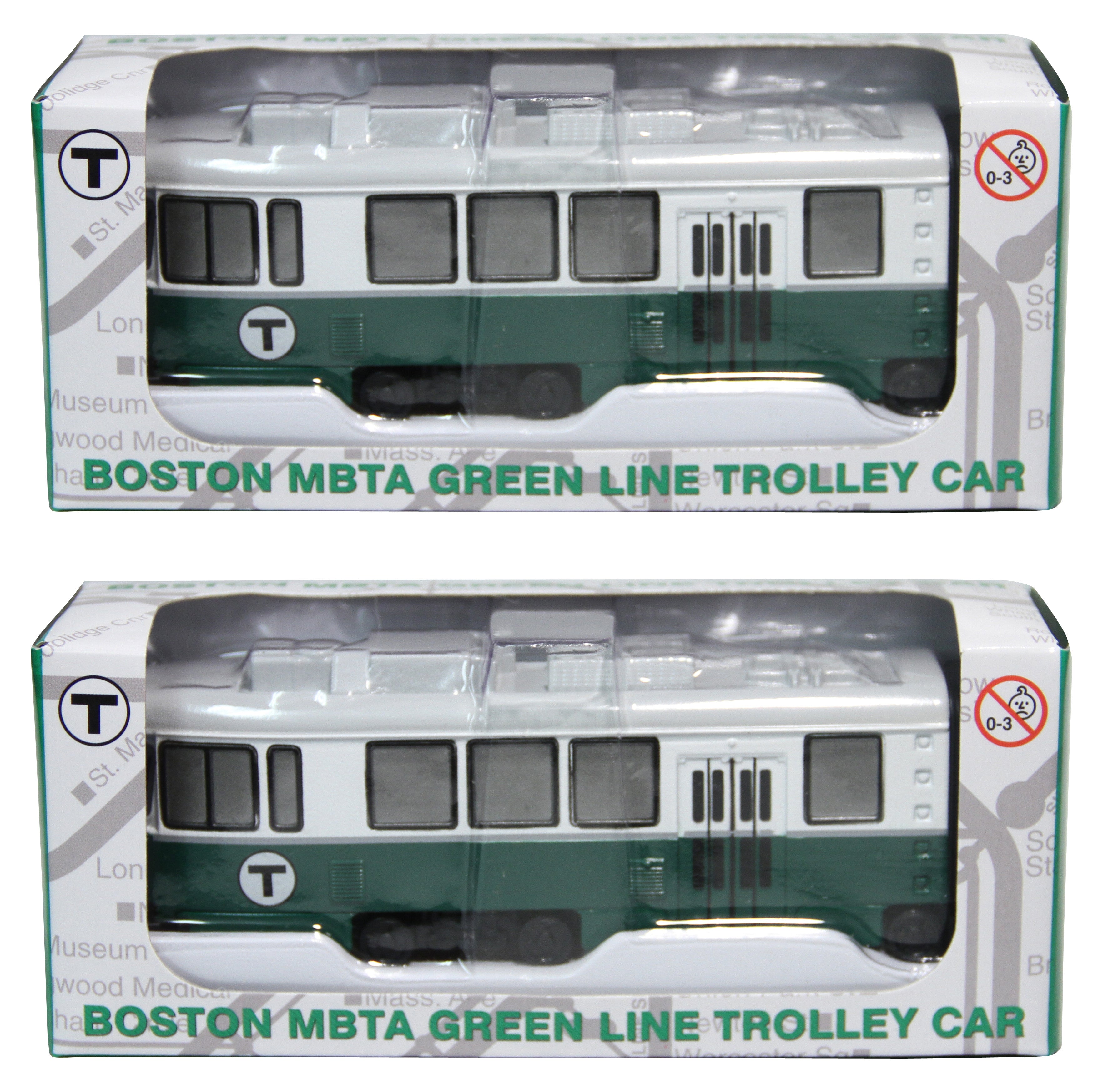 Boston MBTA Green Line LRV Trolley Metal Push Toy Bundle (Save 20% ...
