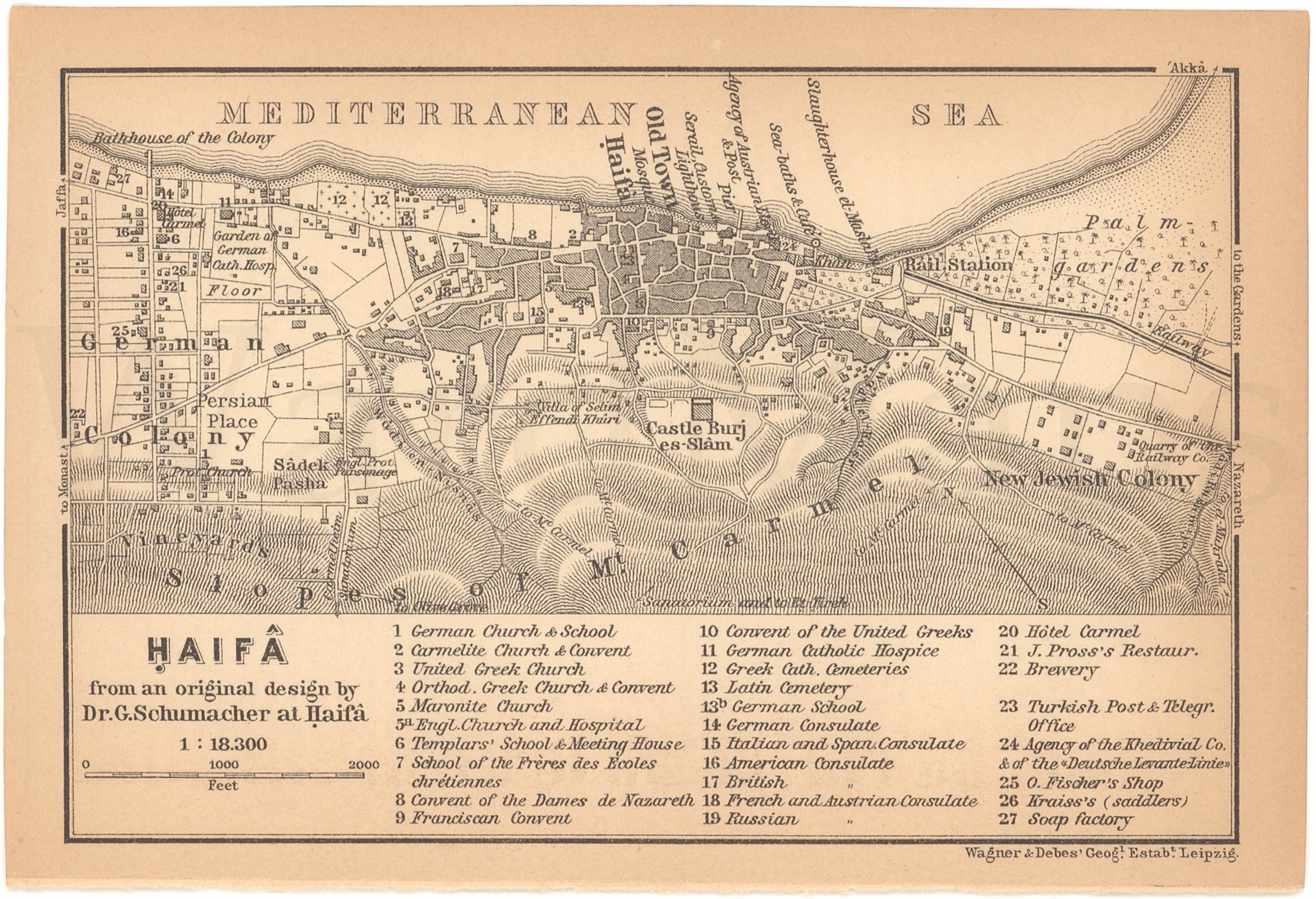 Haifa, Palestine 1906 – WardMaps LLC