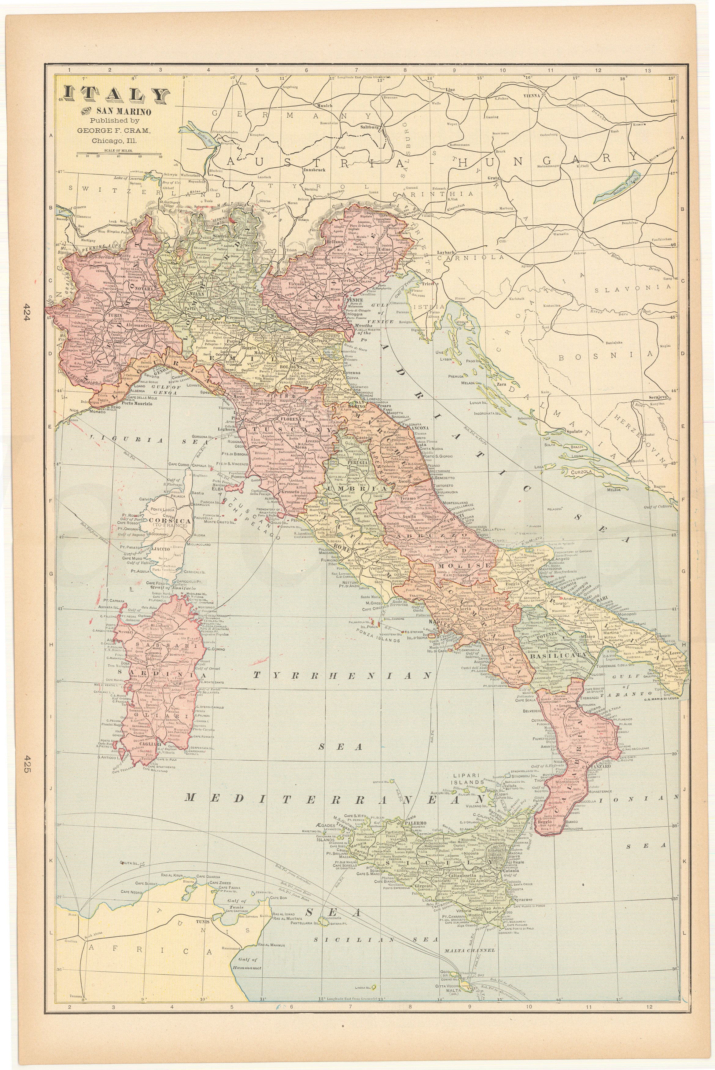 Italy 1903 – WardMaps LLC