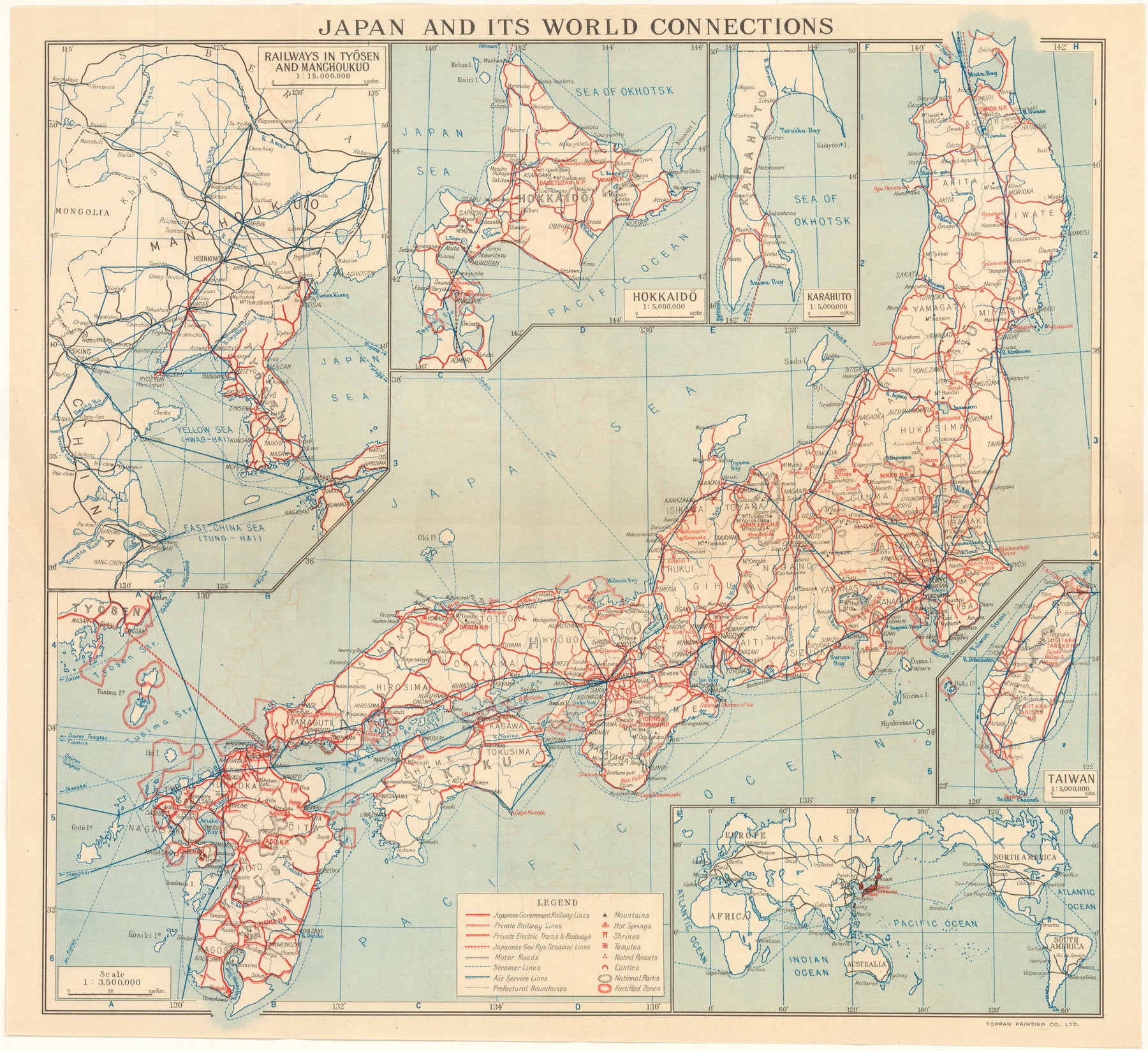 Japan 1939 (Japan and Its World Connections) – WardMaps LLC
