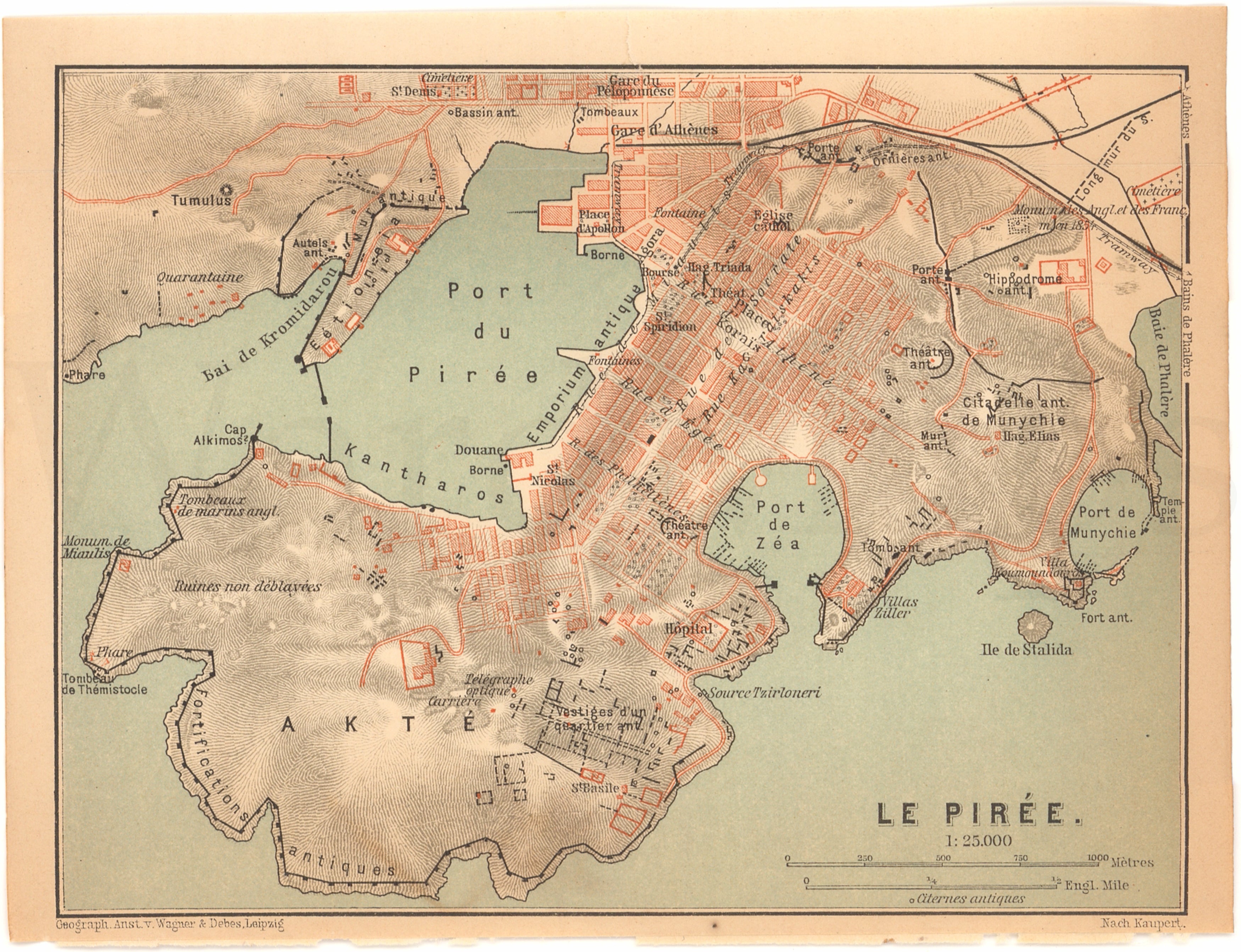 Piraeus, Greece 1894 – WardMaps LLC