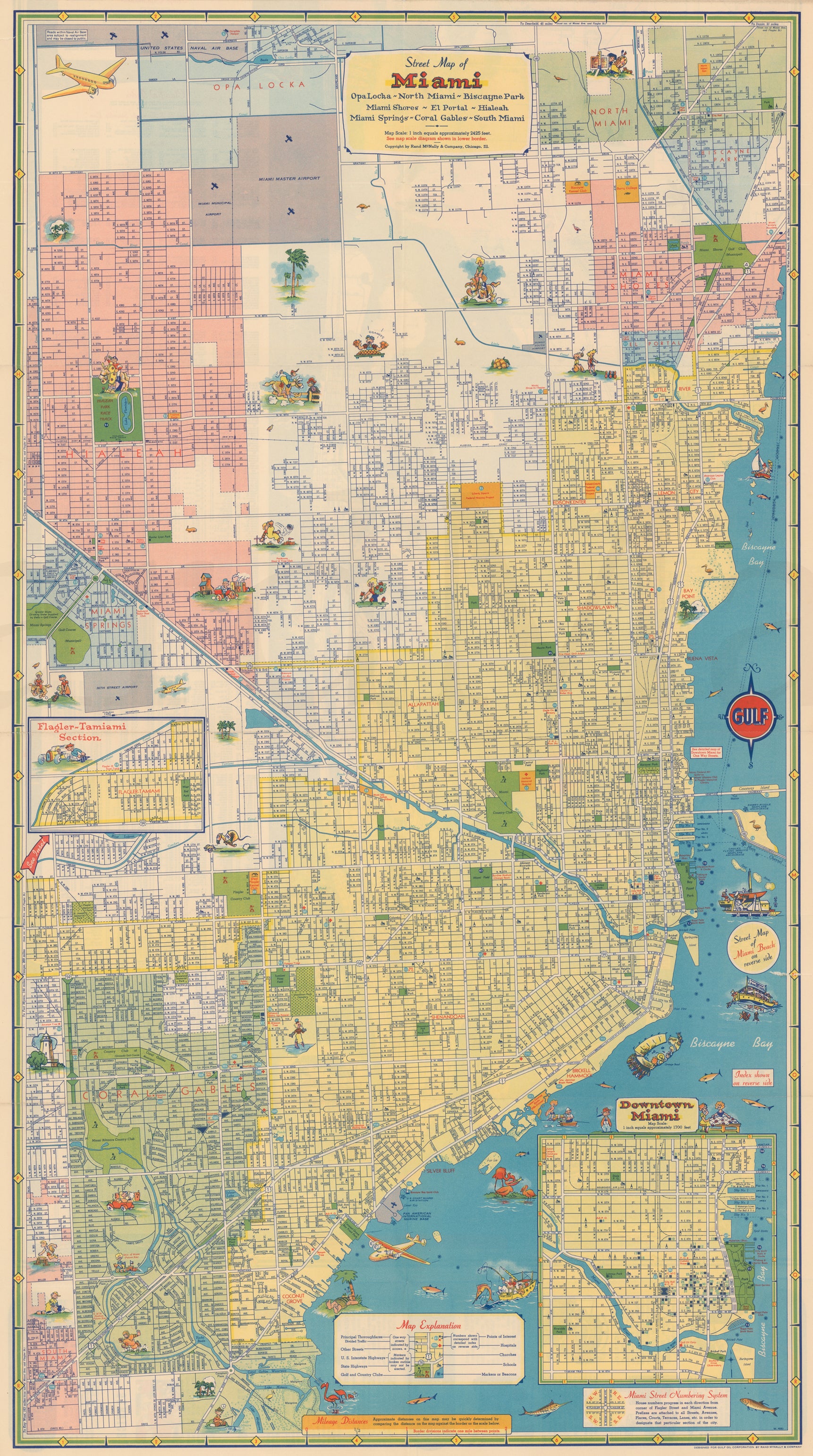 Miami, Florida circa 1930s – WardMaps LLC