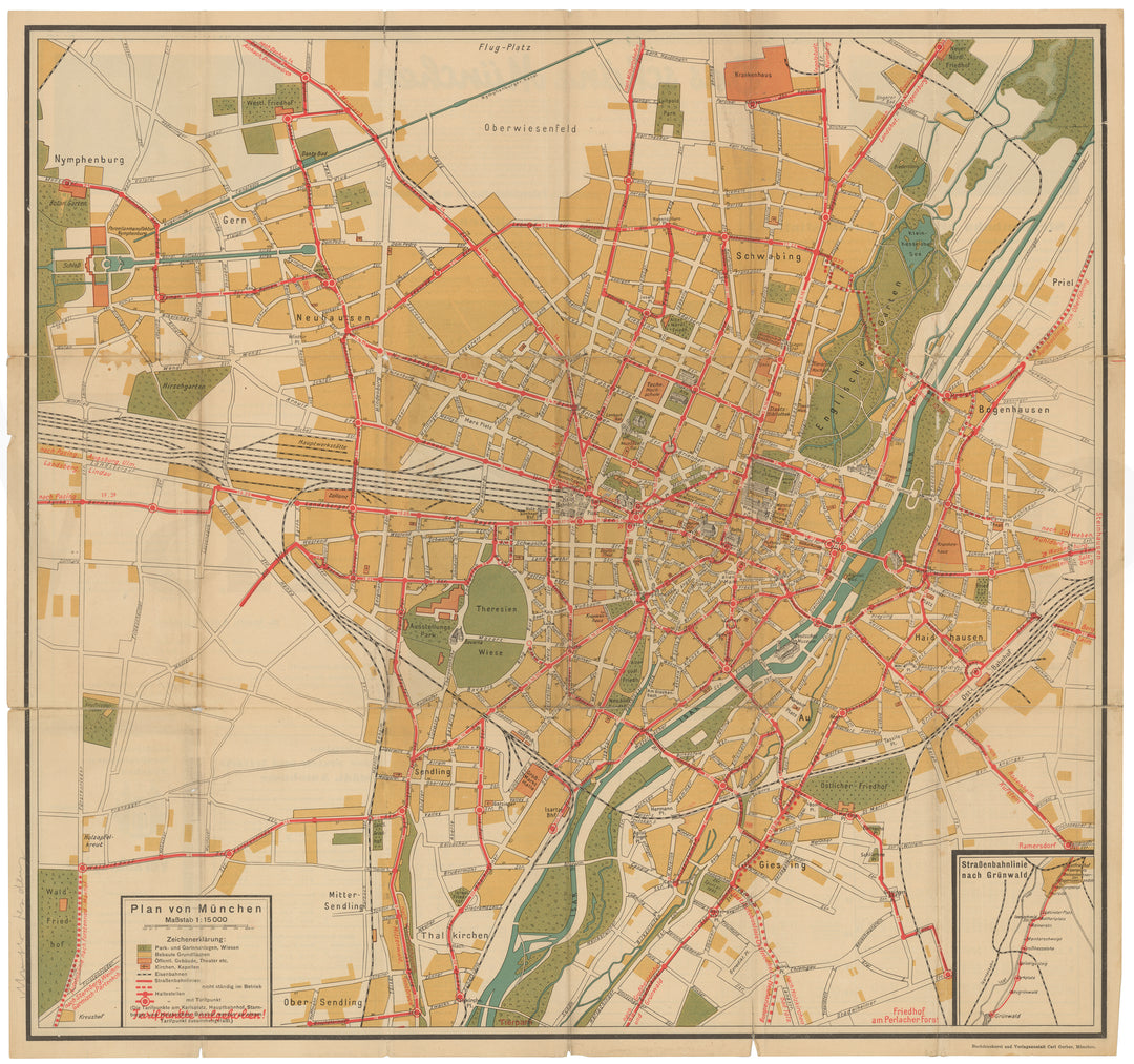 Munich, Germany 1934 – WardMaps LLC